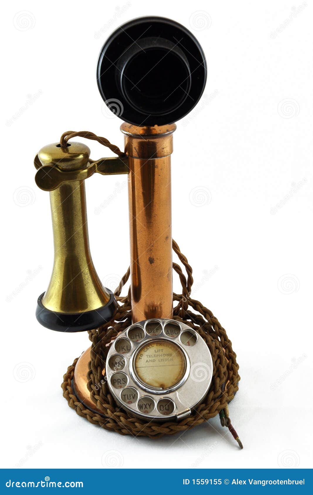 Zeer Oude Telefoon stock afbeelding. Afbeelding bestaande uit ...