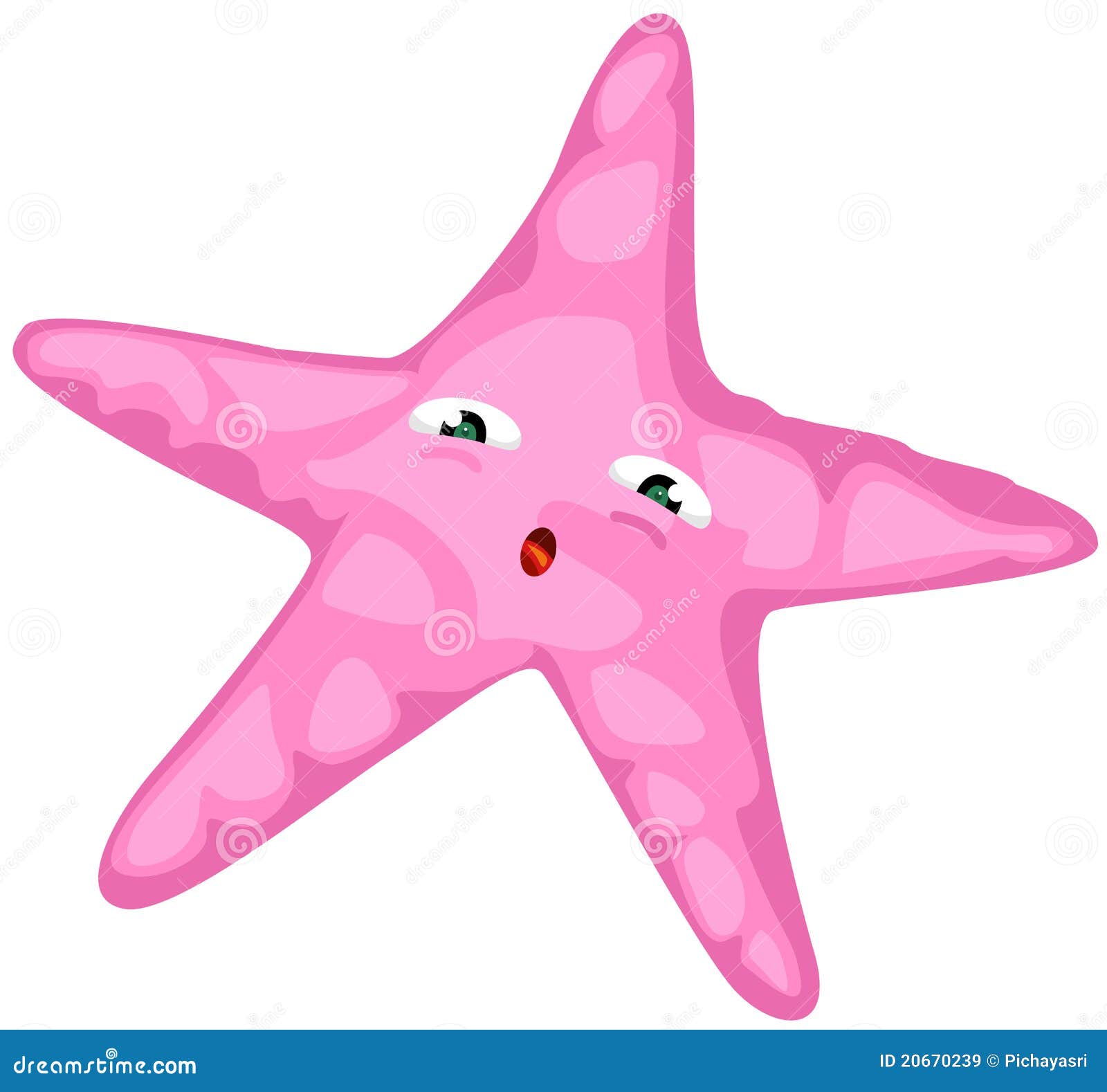 Zeester vector illustratie. Illustration of biologie - 20670239