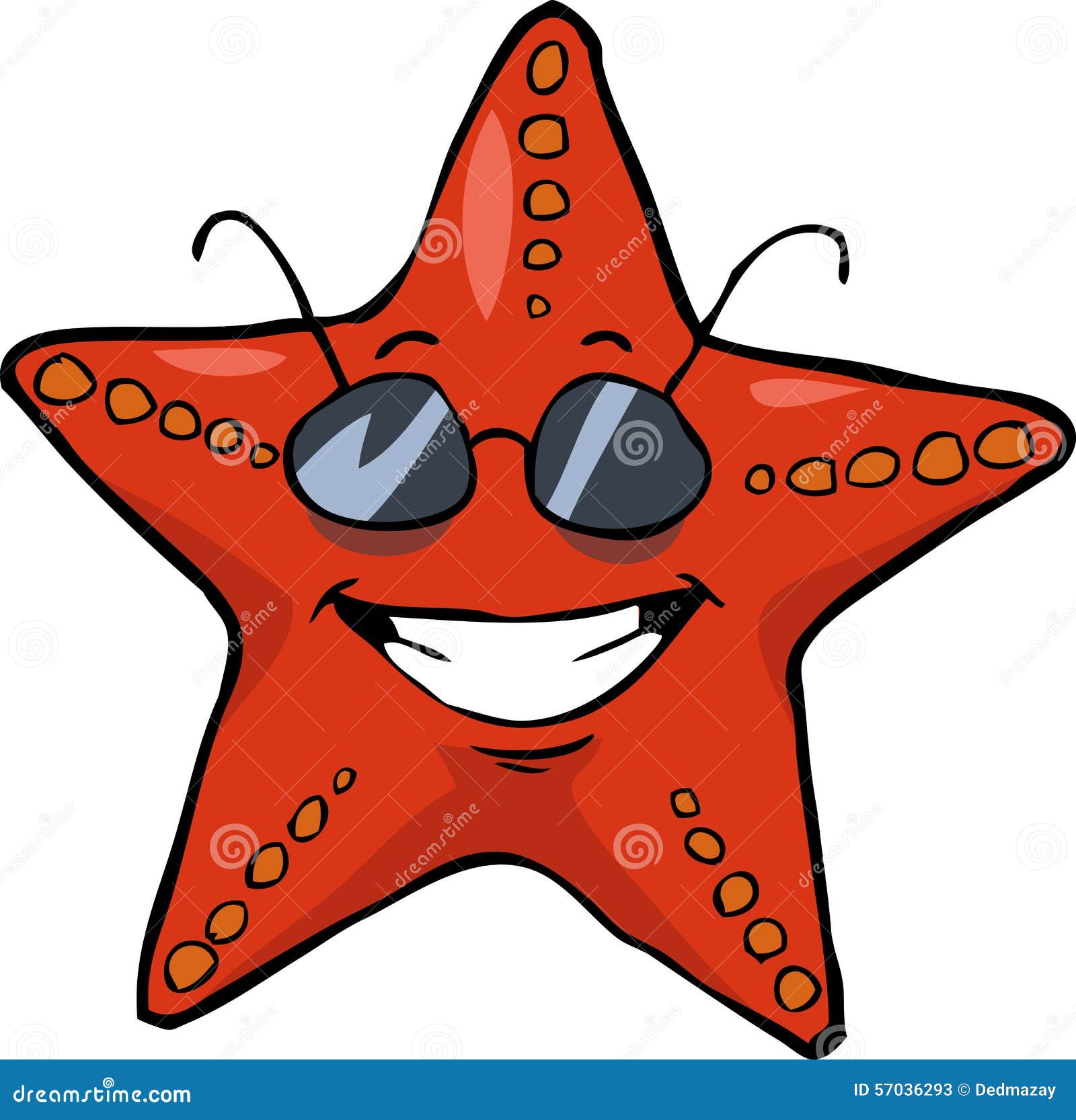 Zeester vector illustratie. Illustration of leven, overzees - 57036293