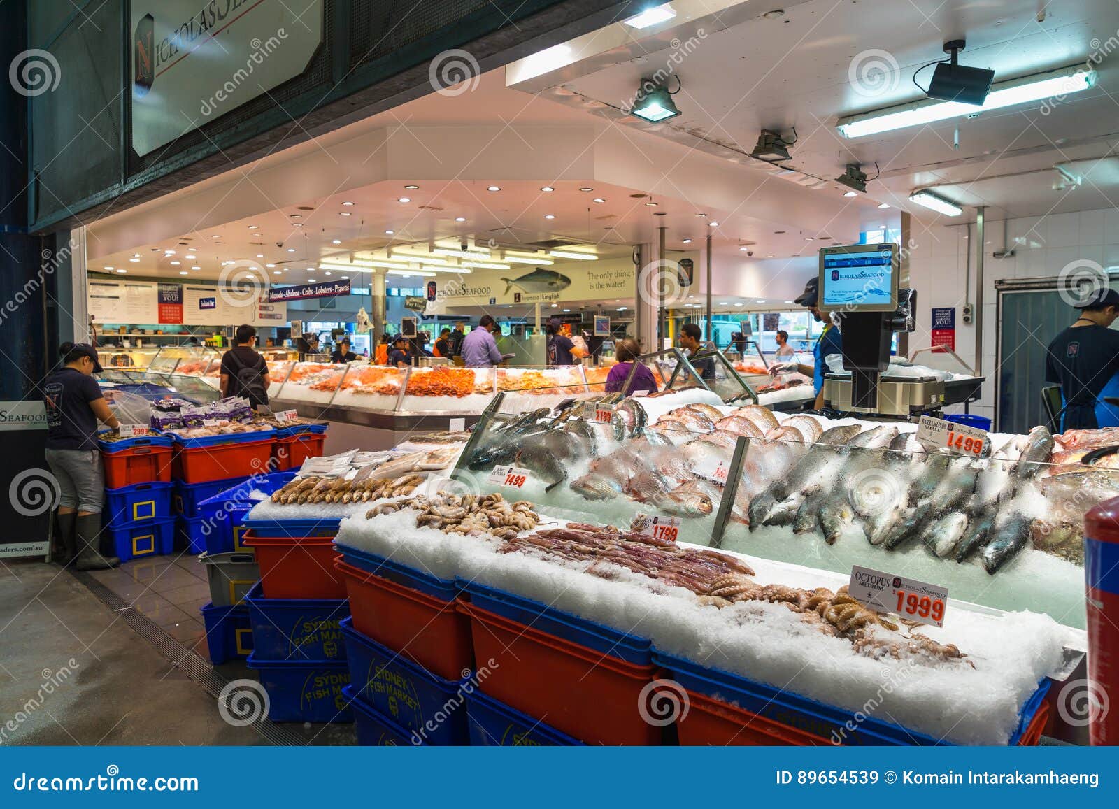 Zeevruchten in Sydney Fish Market Redactionele Stock Afbeelding - Image ...