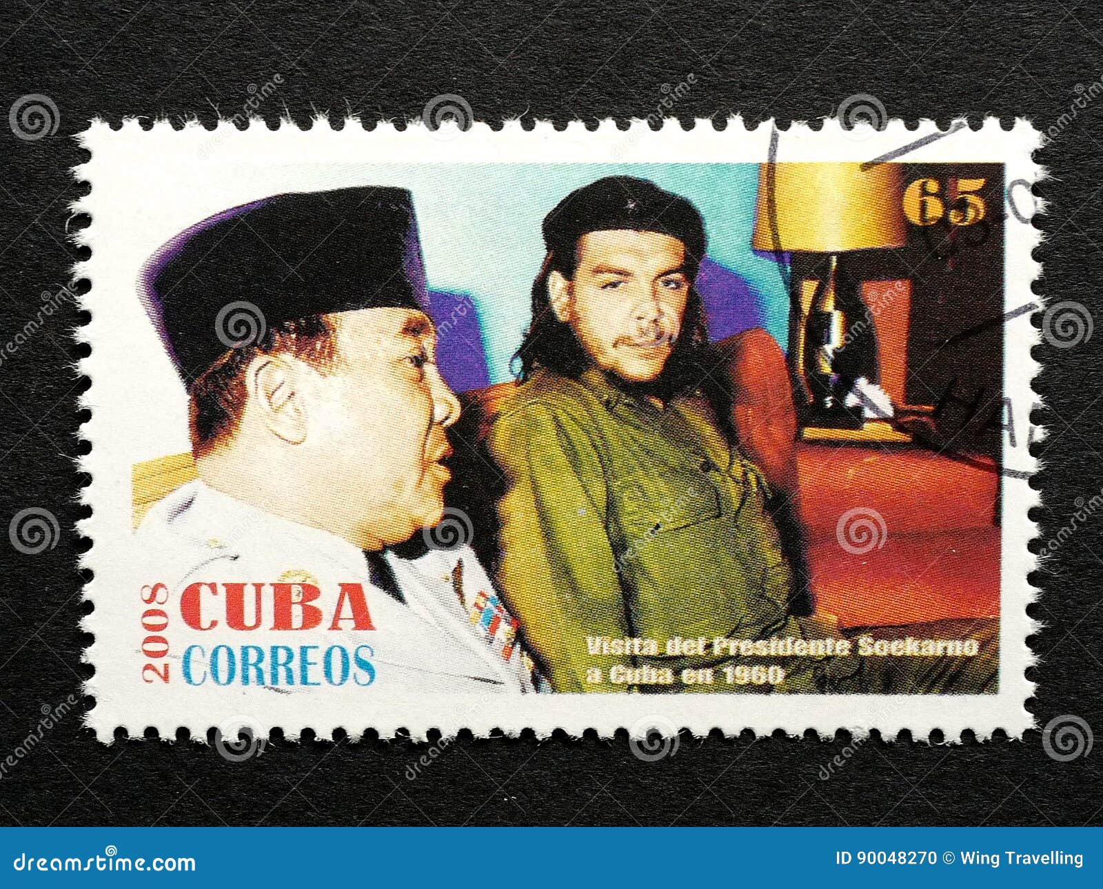 Zegel van Che Guevara redactionele afbeelding. Image of zegel - 90048270