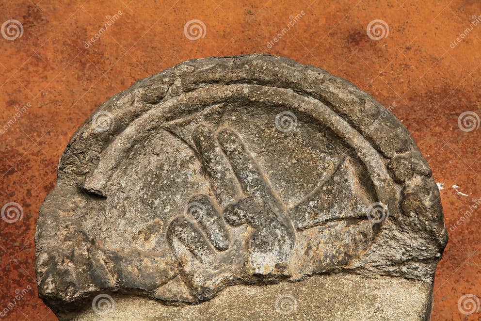 Zeichen des Segens. stockfoto. Bild von symbol, beten - 36363370