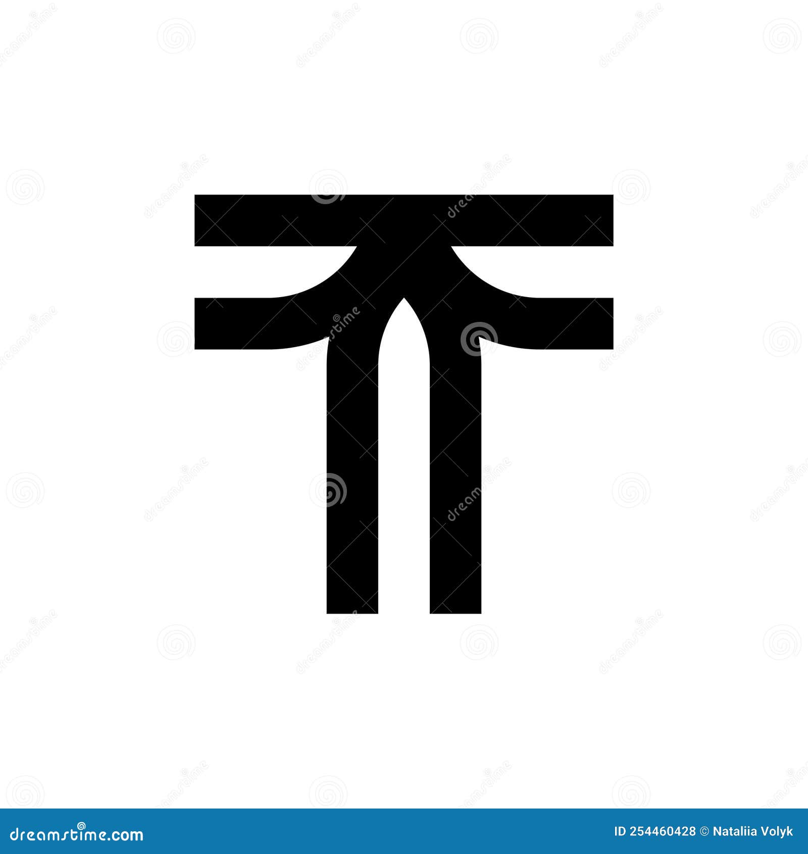 Zeichen- oder Symboldesign vektor abbildung. Illustration von identität ...