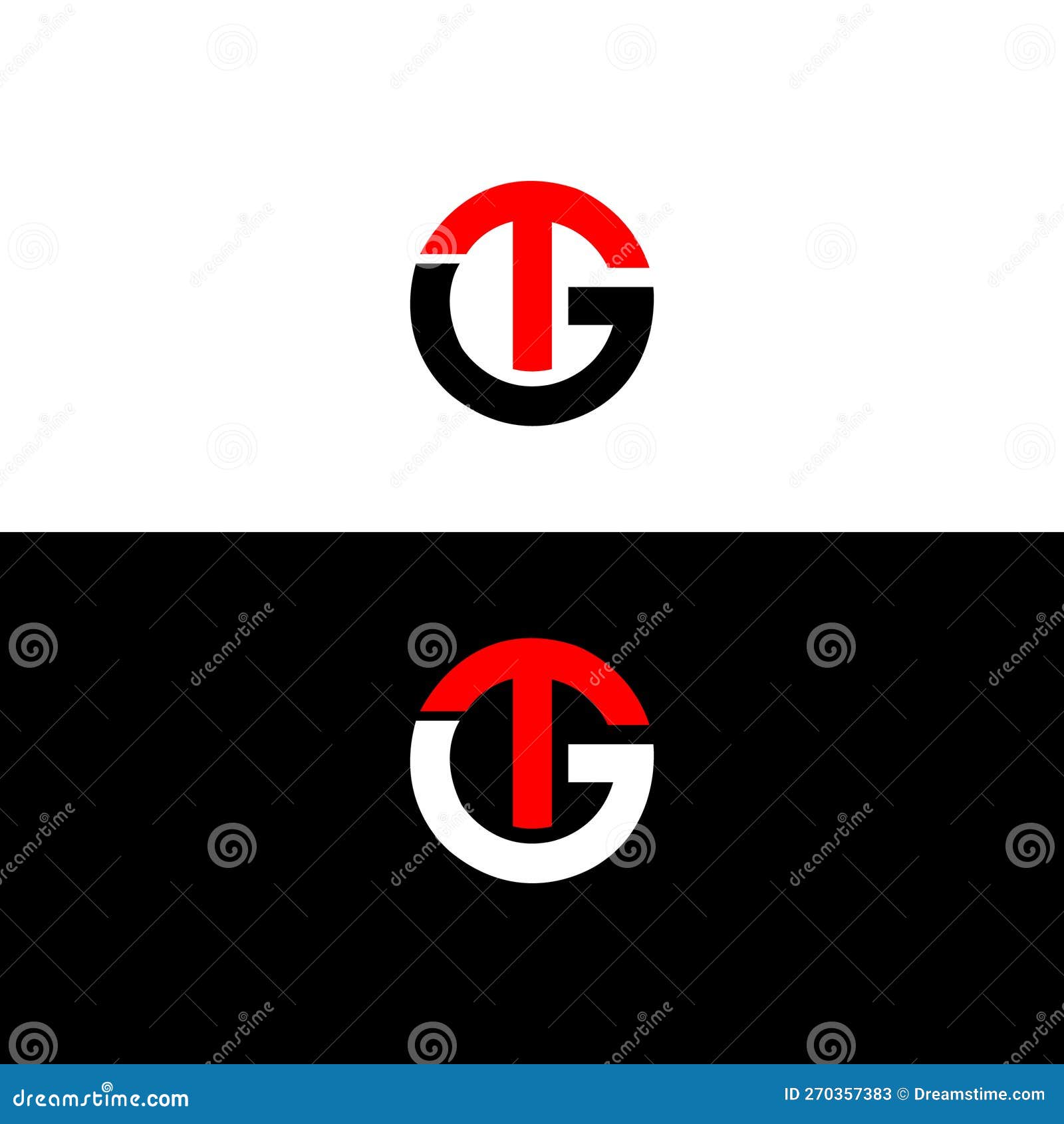 Zeichen-Symbol-Logo Gt Oder Tg Vektor Abbildung - Illustration von idee ...