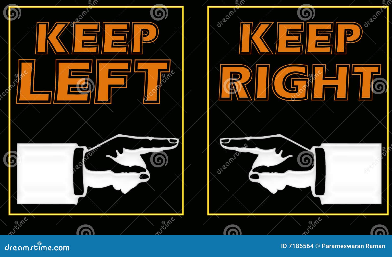 ZEICHEN-VORSTAND stock abbildung. Illustration von link - 7186564