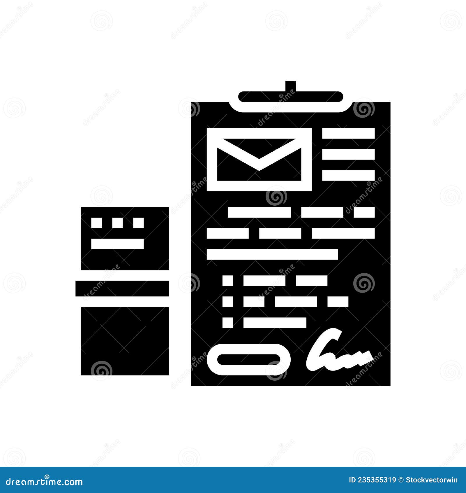 Zeichensatz- Oder Buchstabensymbol-Darstellung Senden Vektor Abbildung ...