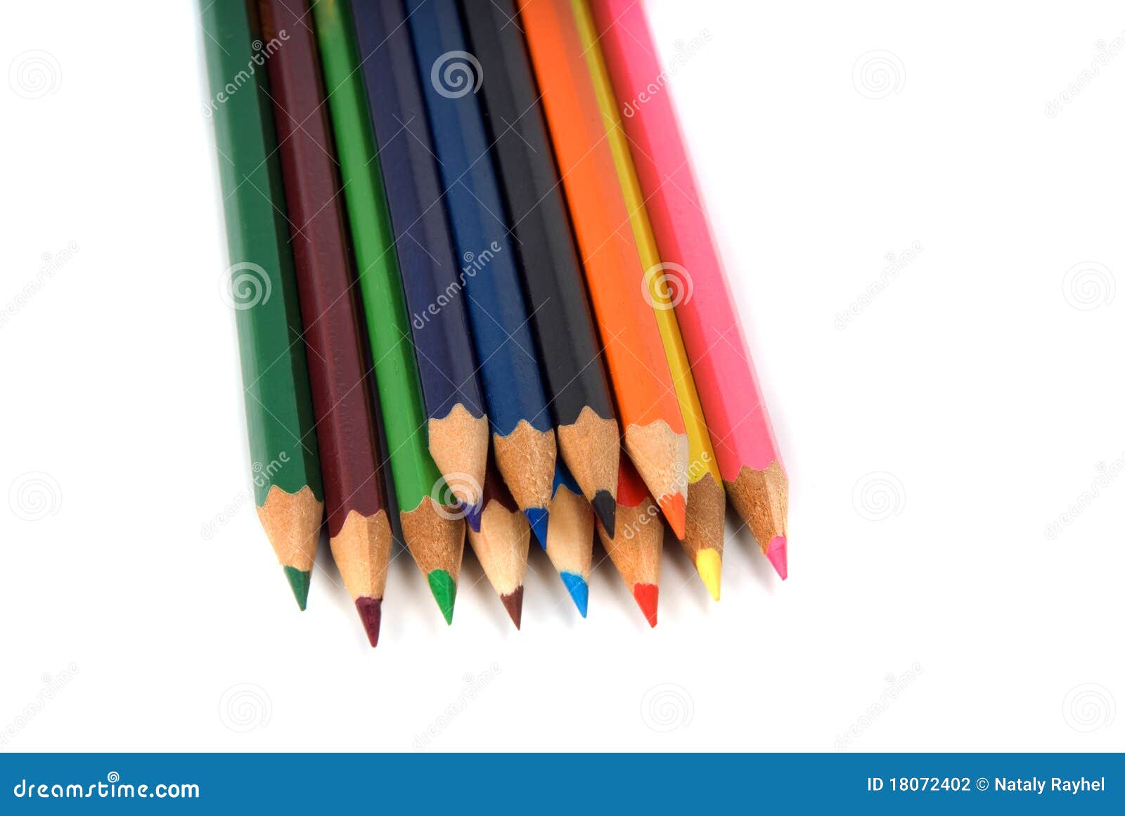 Zeichenstift stockfoto. Bild von einstellen, mehrfarbig - 18072402