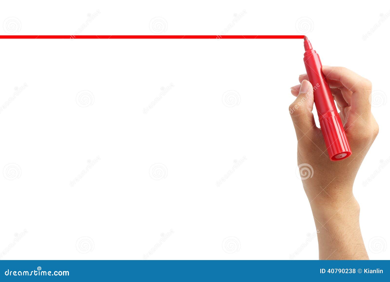 Zeichnende rote Linie stockfoto. Bild von auslegung, farbe - 40790238