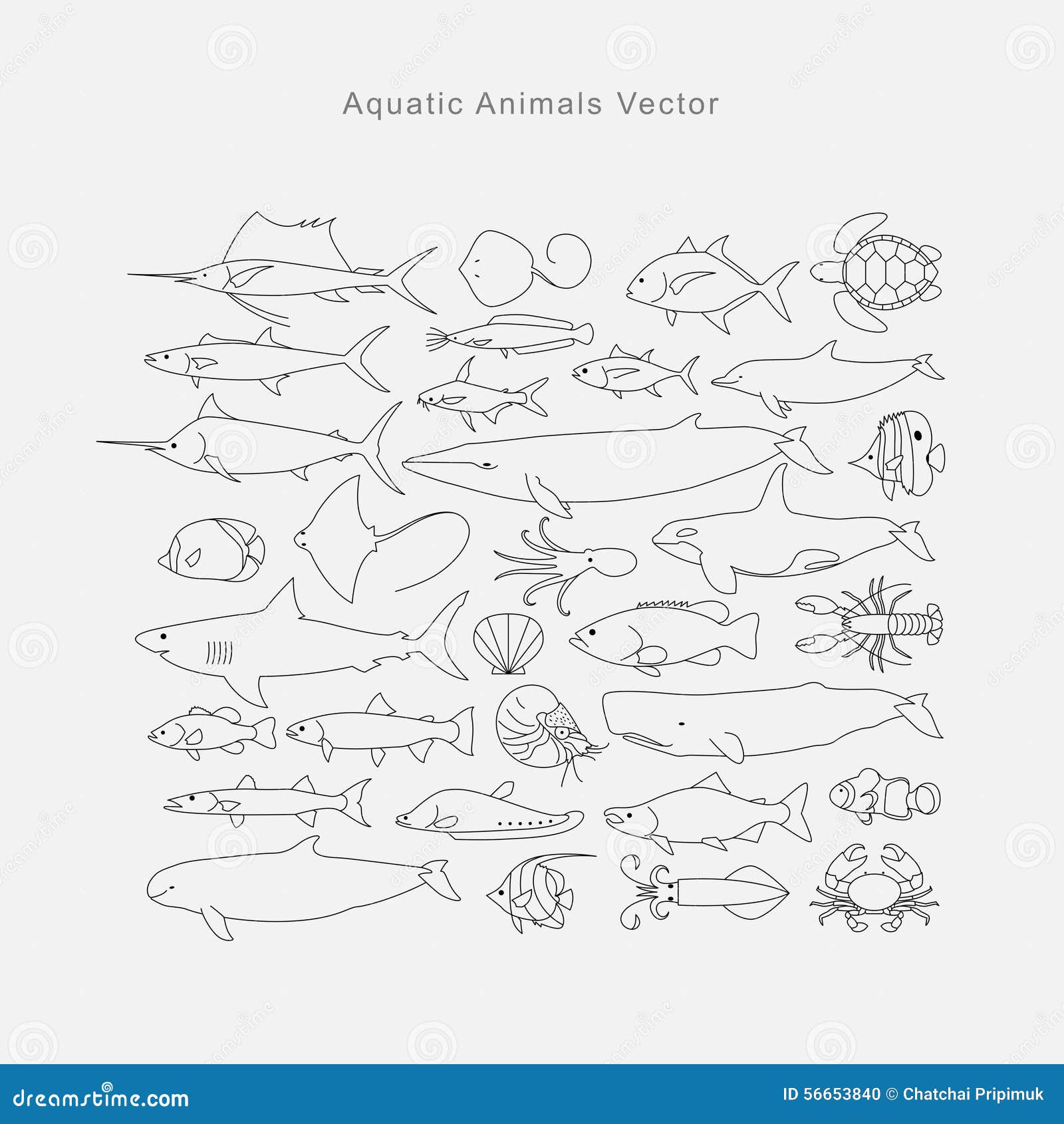 Wassertiere Malen Malen Grundschule Fisch Fische Unterwasser Aquarell ...