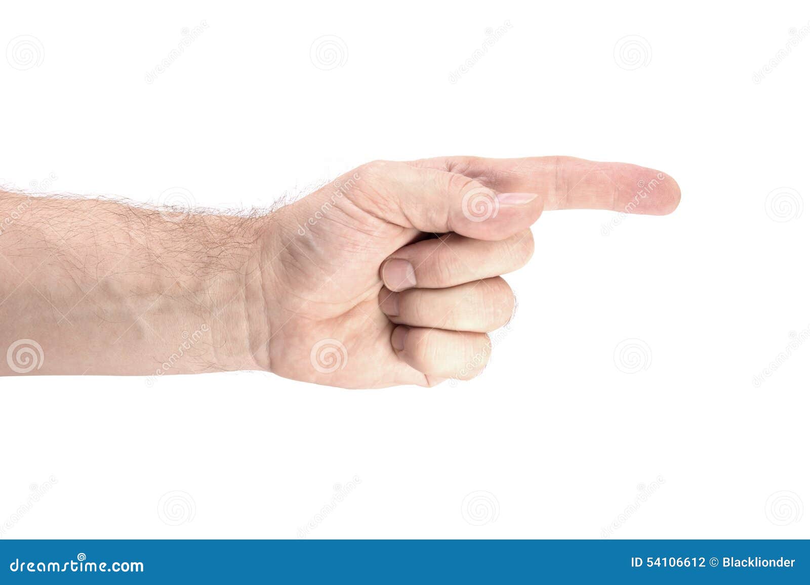 Zeigefinger Der Linken Hand Stockfoto - Bild von vertretung, abbildung ...