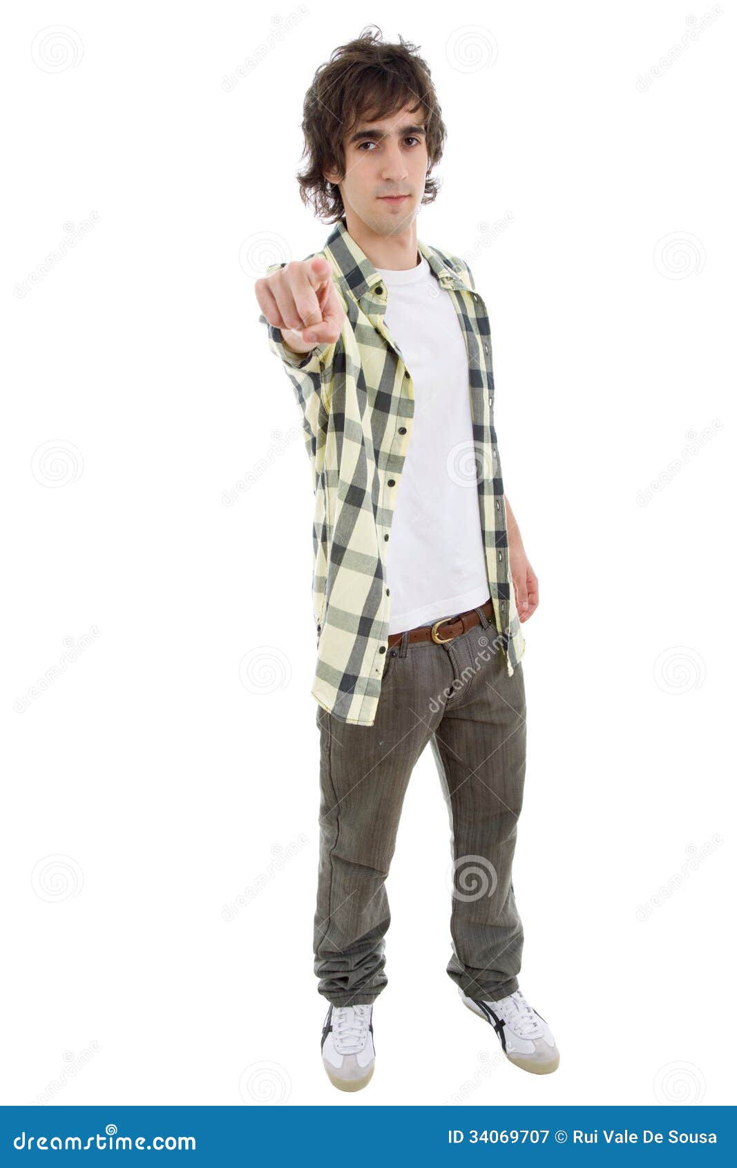 Zeigen stockbild. Bild von positiv, freude, mann, getrennt - 34069707