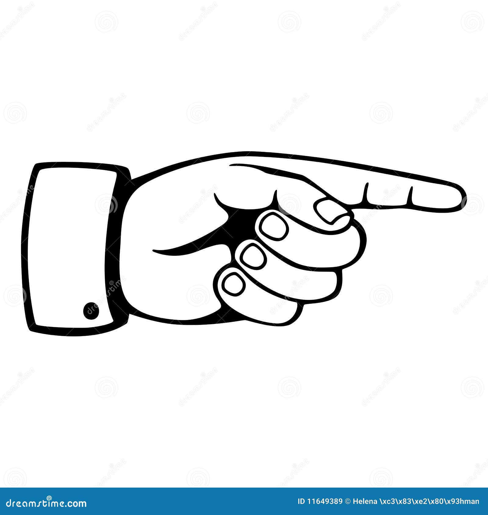 Zeigen Der Hand Lizenzfreie Stockbilder - Bild: 11649389