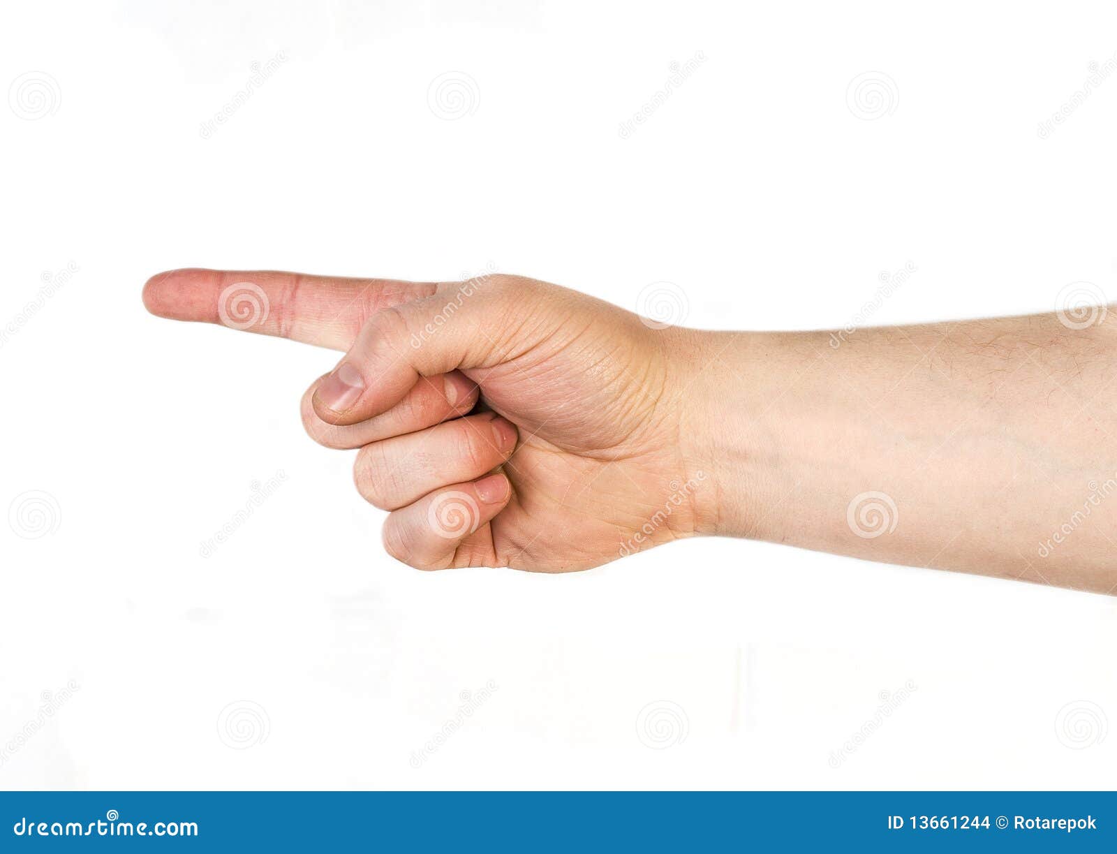 Zeigen der Hand stockfoto. Bild von hand, finger, punkt - 13661244