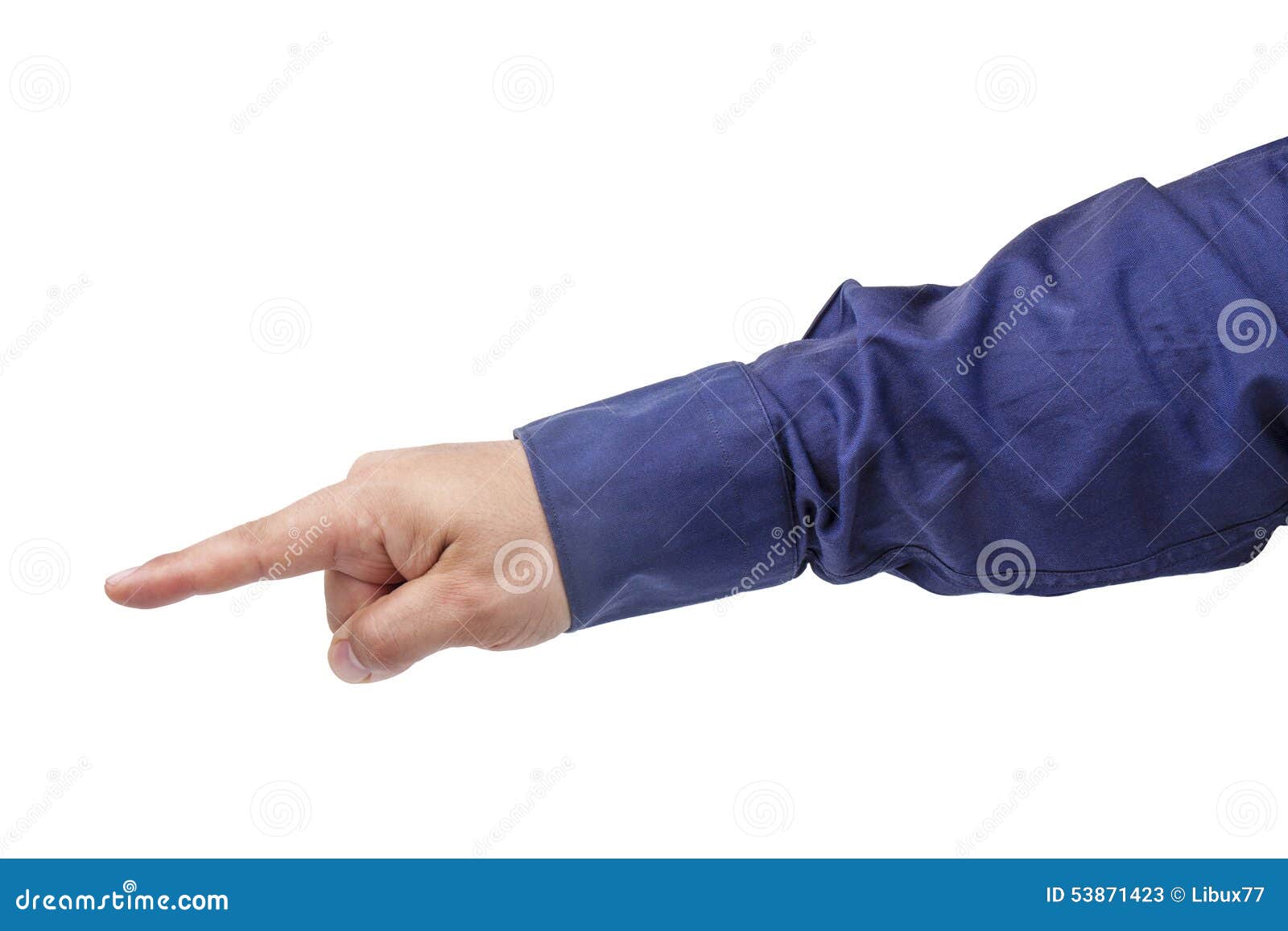 Zeigen des Fingers stockbild. Bild von druck, anspruchsvoll - 53871423