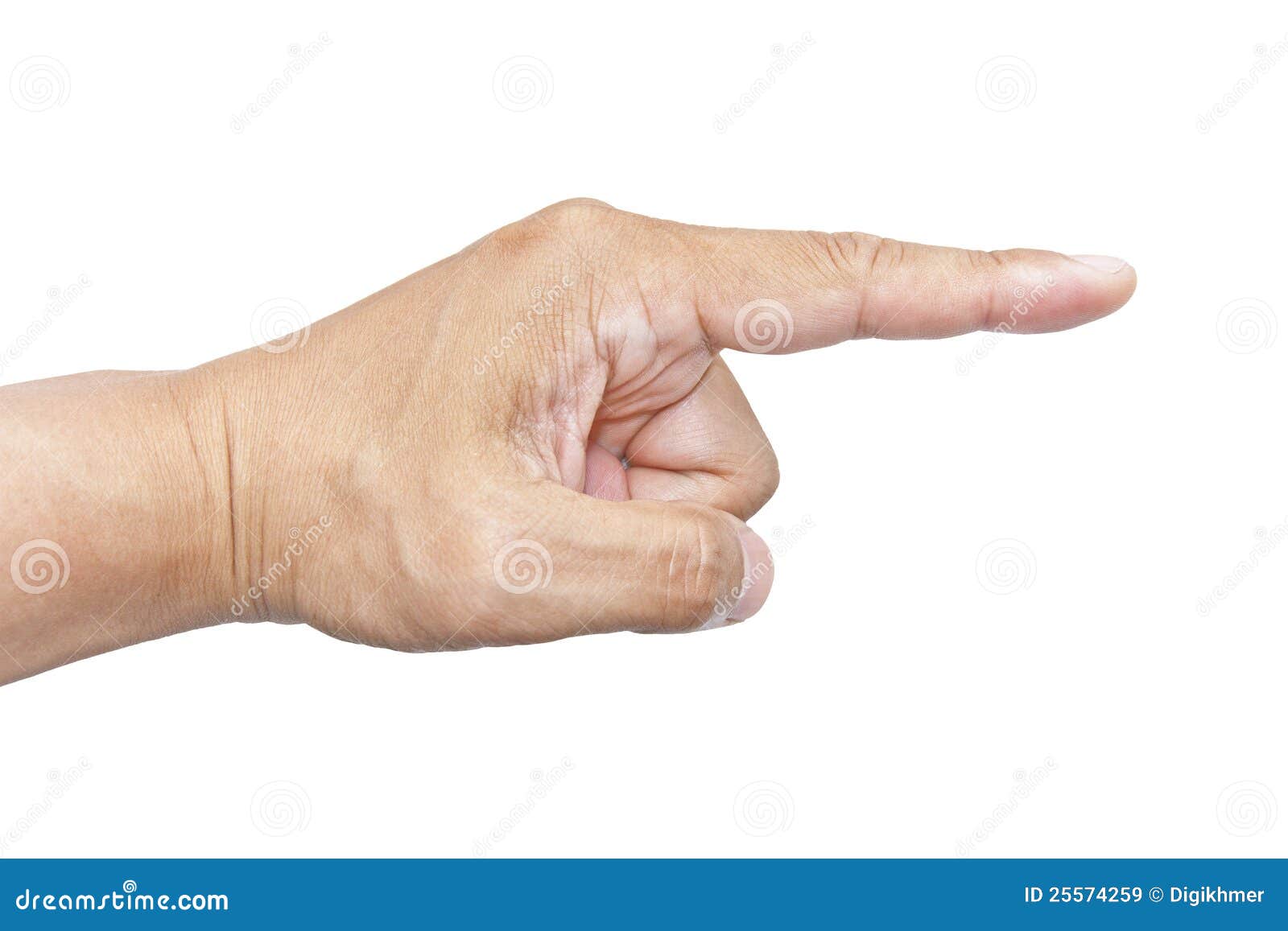 Zeigen des Zeigefingers stockbild. Bild von entscheidend - 25574259