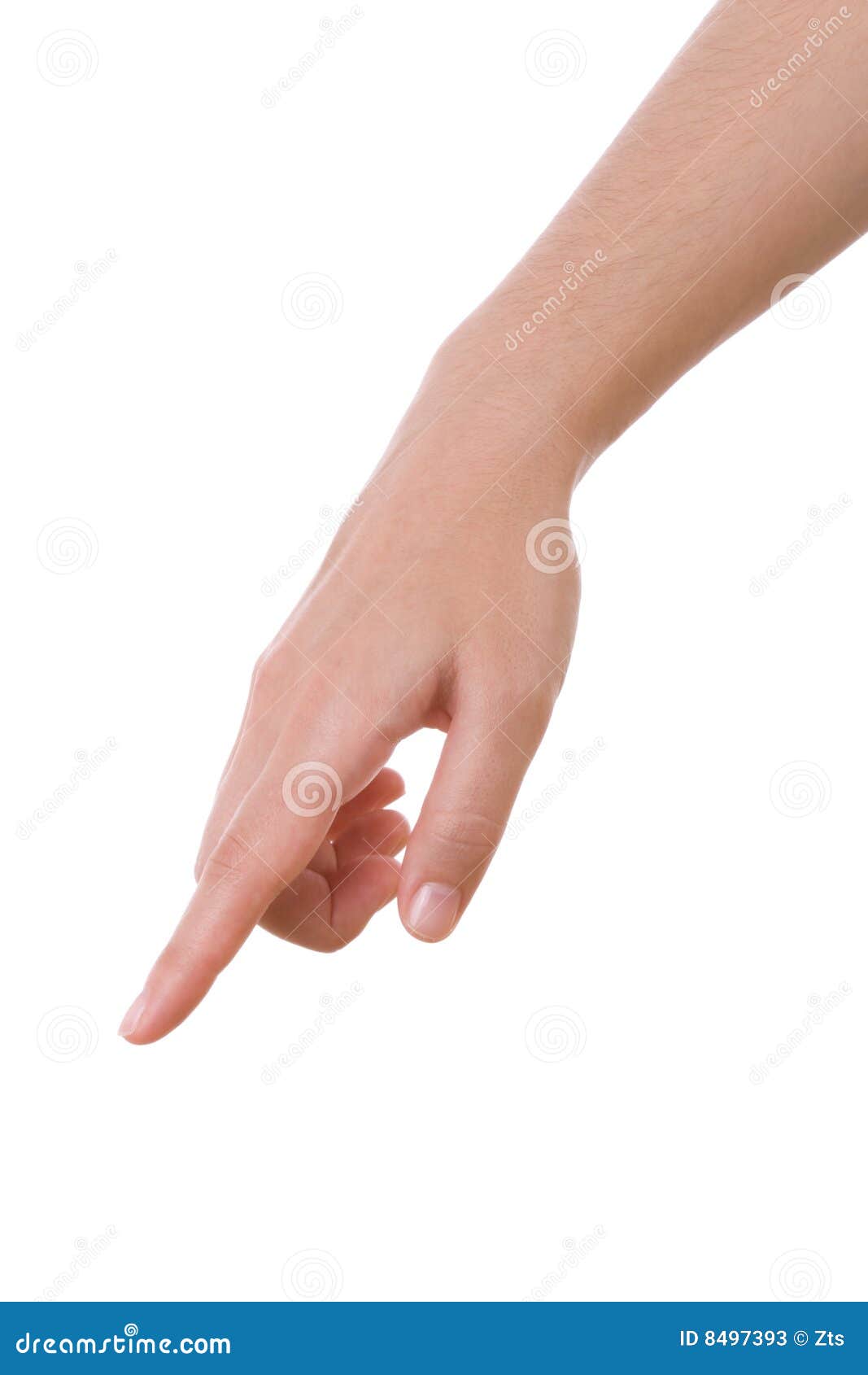 Zeigende, Berührende Oder Betätigende Hand Stockbild - Bild von ...