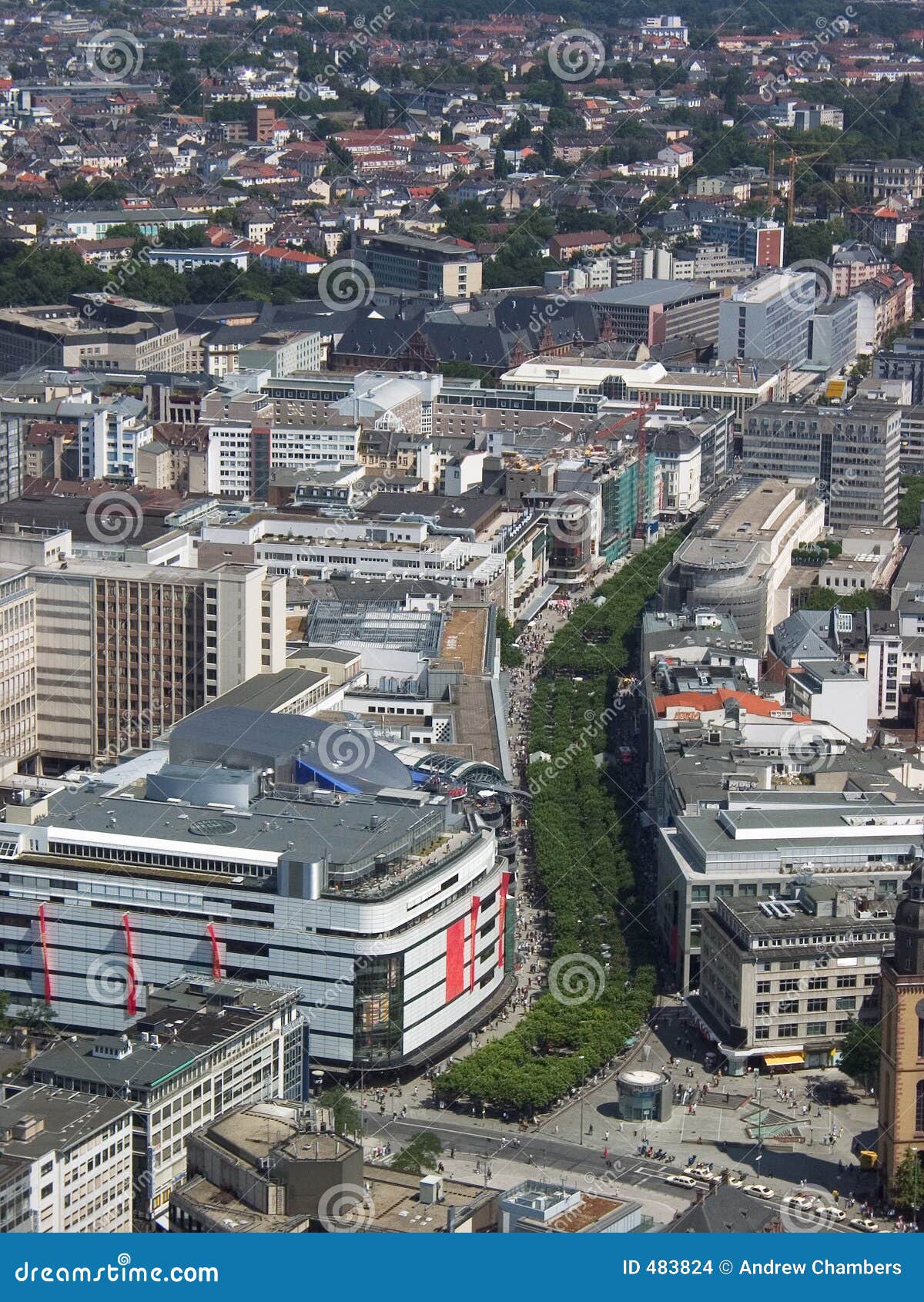 Zeil, Frankfurt stock photo. Image of frankfurt, deutschland - 483824
