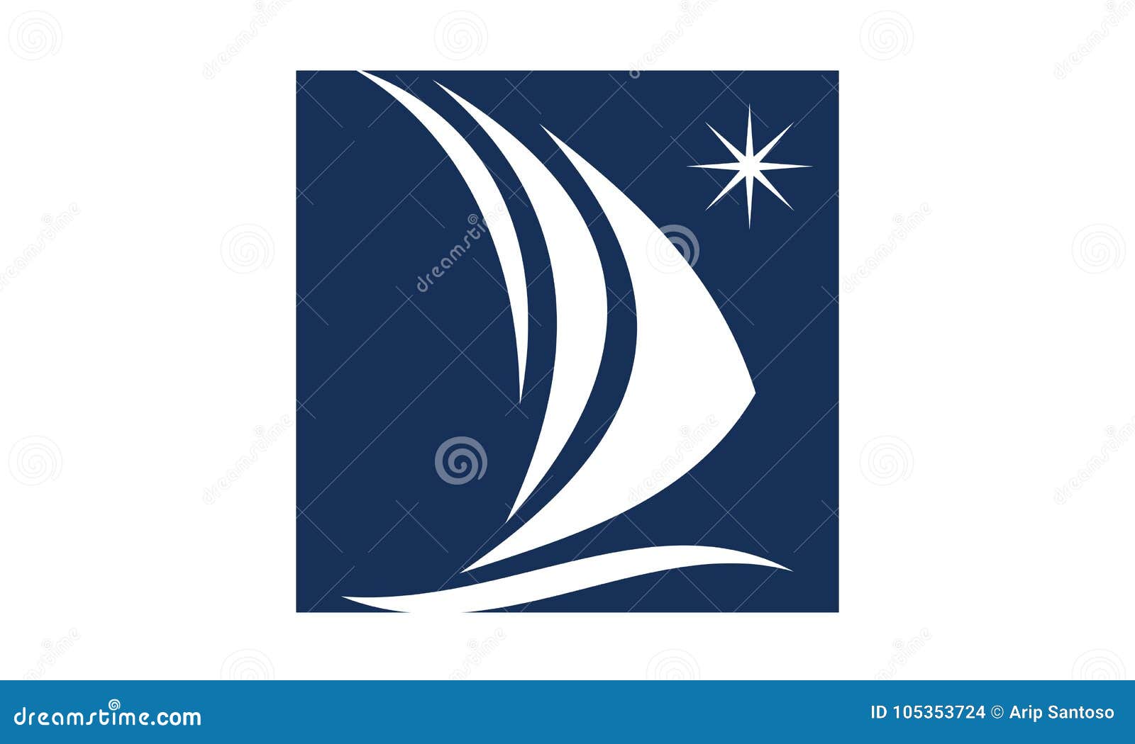 Zeilboot Logo Design Template Vector Illustratie - Illustration of zeil ...