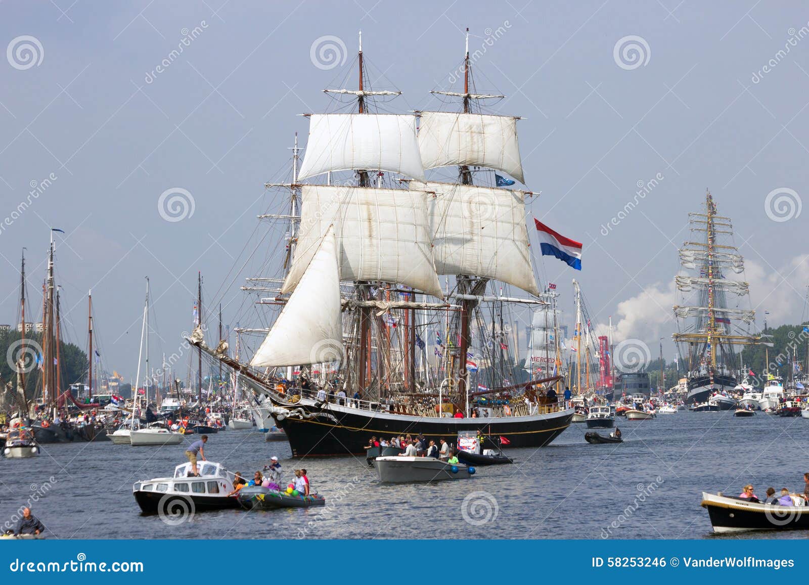 Zeilschip Morgenster redactionele foto. Image of marine - 58253246