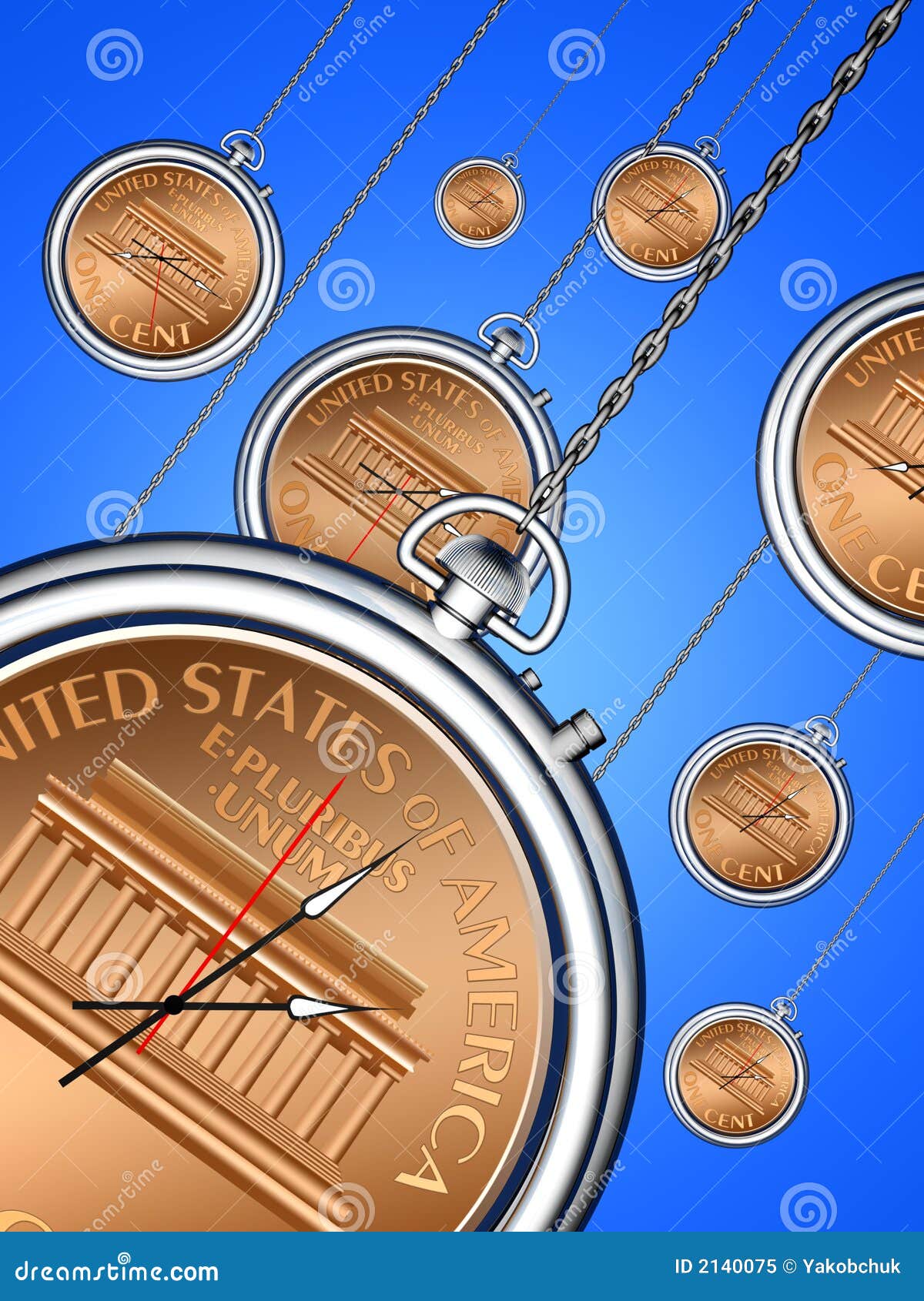 Zeit ist Geld stock abbildung. Illustration von zahltag - 2140075