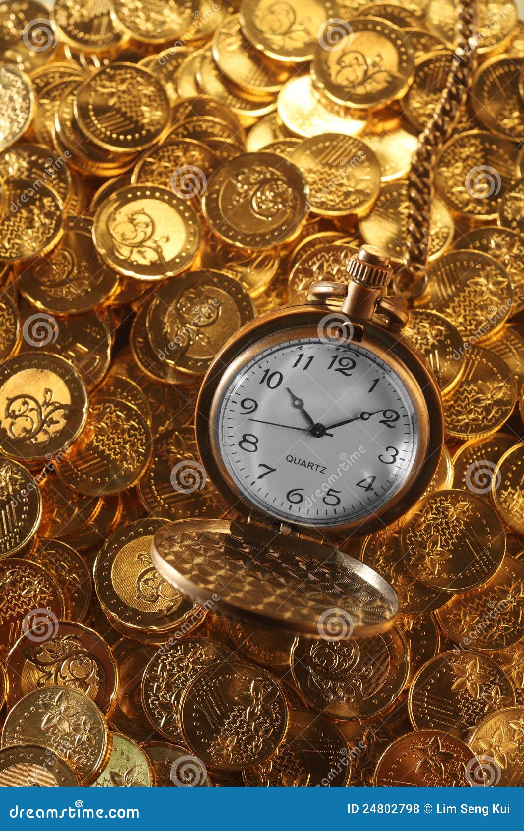 Zeit ist Geld stockfoto. Bild von studio, fotographie - 24802798