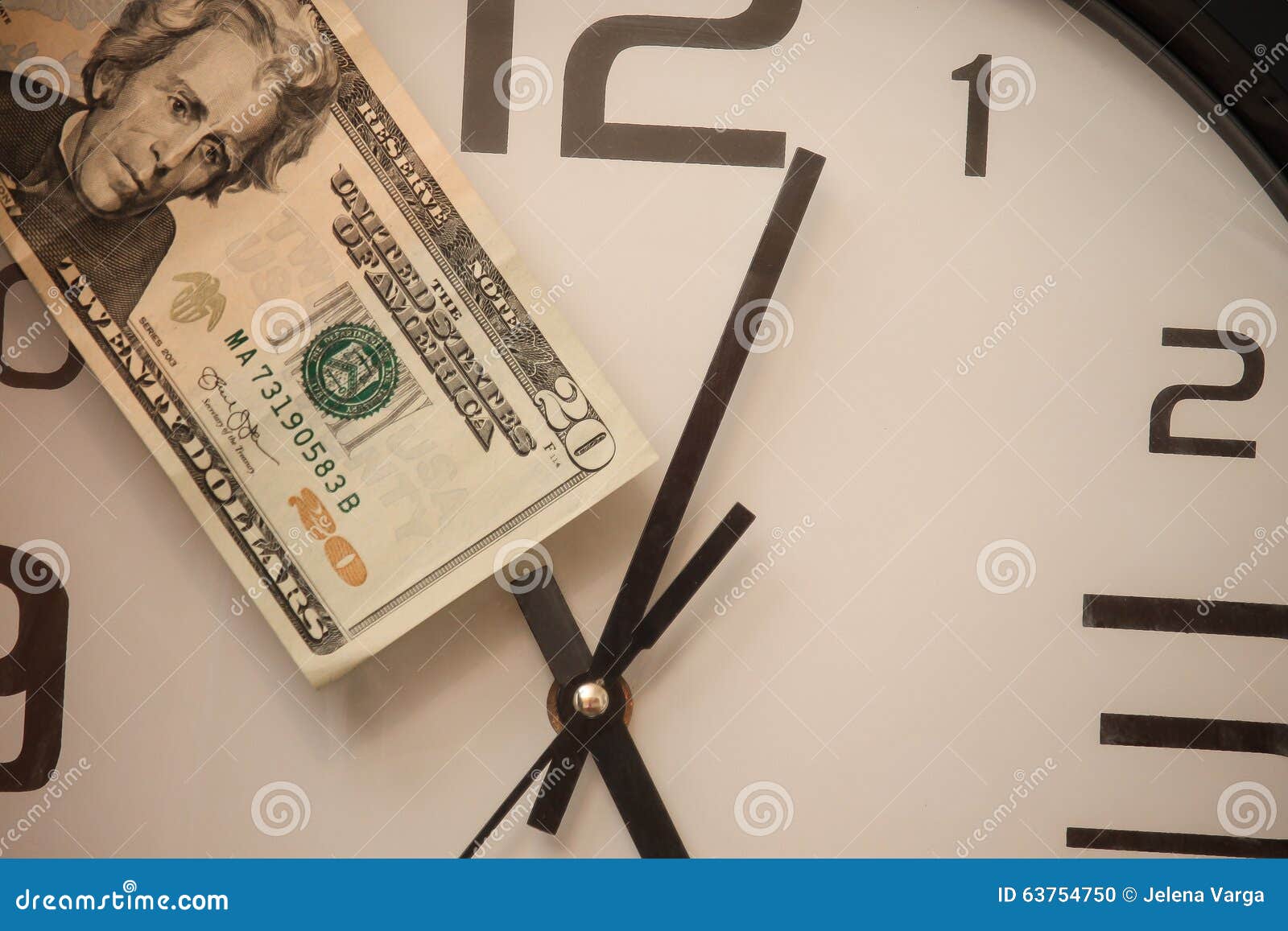 Zeit ist Geld stockfoto. Bild von rechnung, finanziell - 63754750