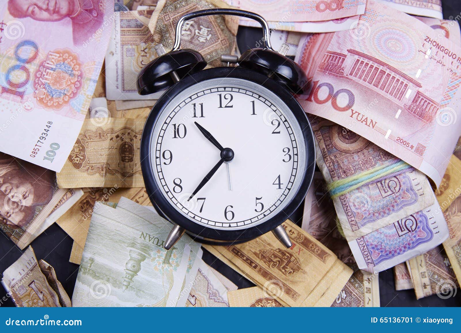 Zeit ist Geld stockbild. Bild von borduhr, finanzierung - 65136701