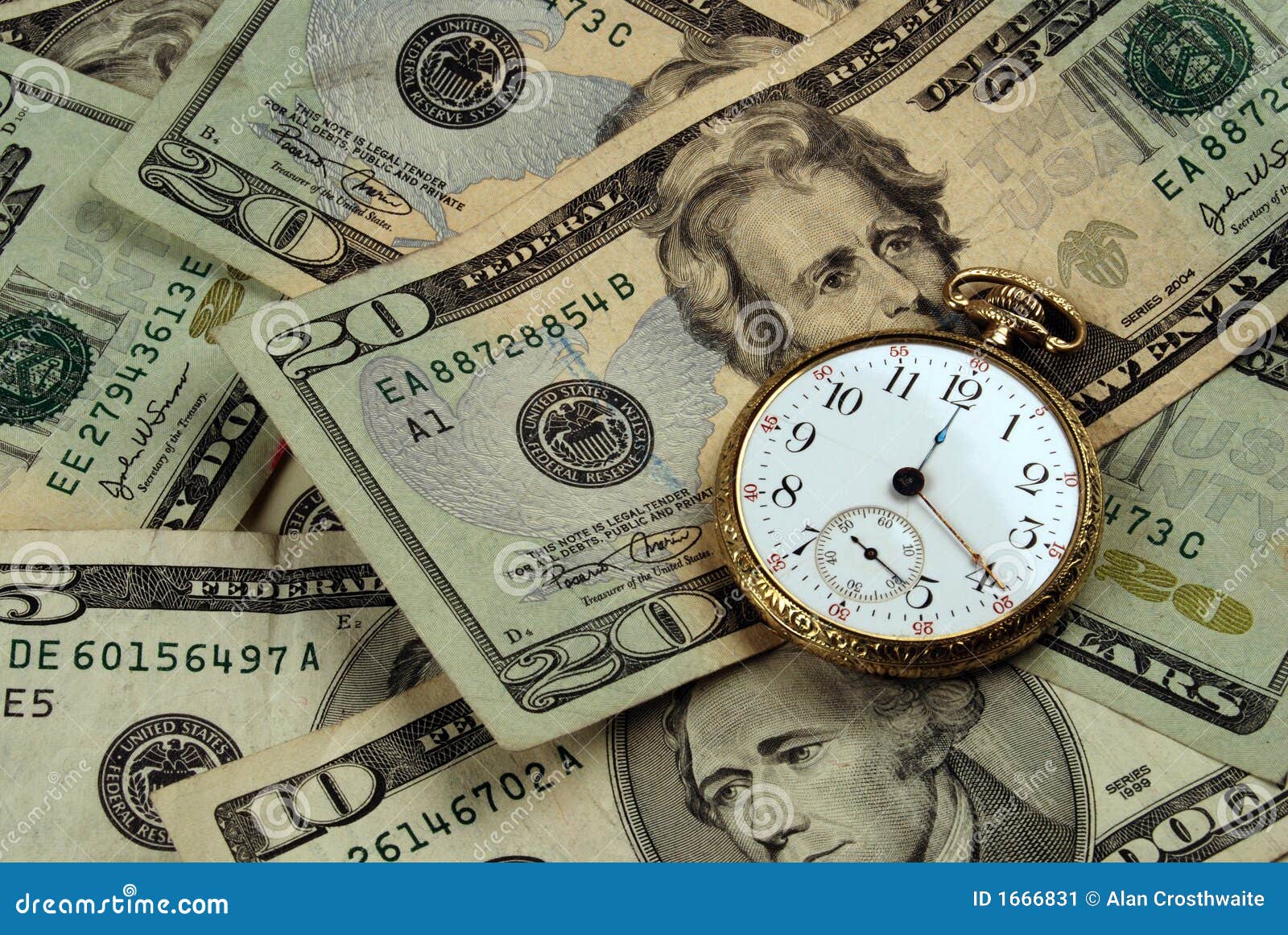 Zeit-und Geld-Konzept-Bild stockbild. Bild von investierung - 1666831