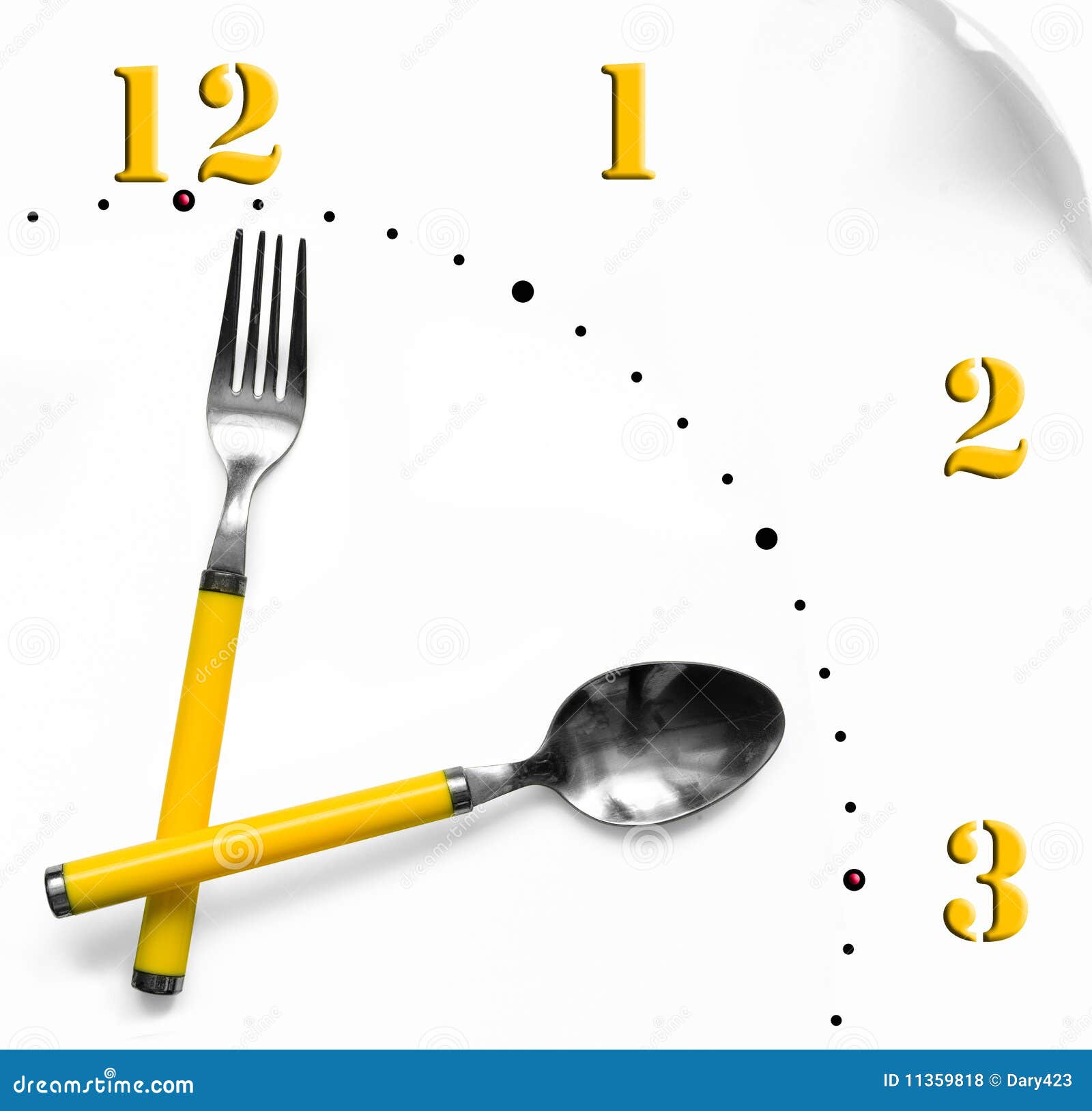 Zeit zu essen stock abbildung. Illustration von zeit - 11359818