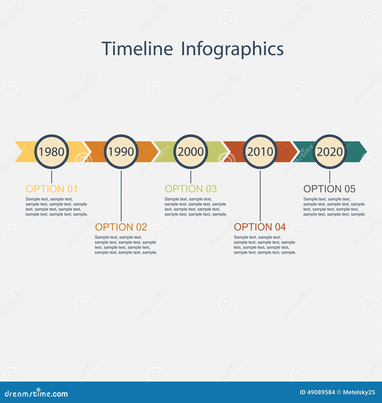 Zeitachse Infographic vektor abbildung. Illustration von auslegung ...