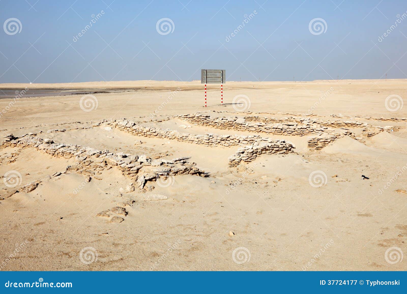 Zekreet Fort Ruins in Qatar Stock Image - Image of historic, ruin: 37724177