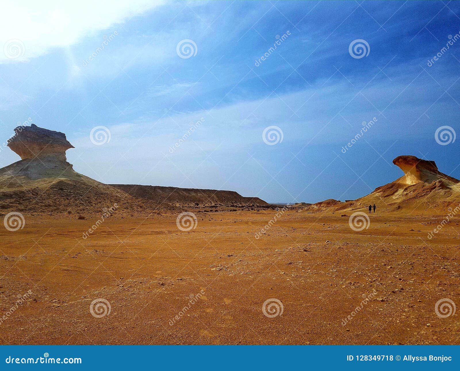 Zekreet stock photo. Image of sandbox, formation, desert - 128349718