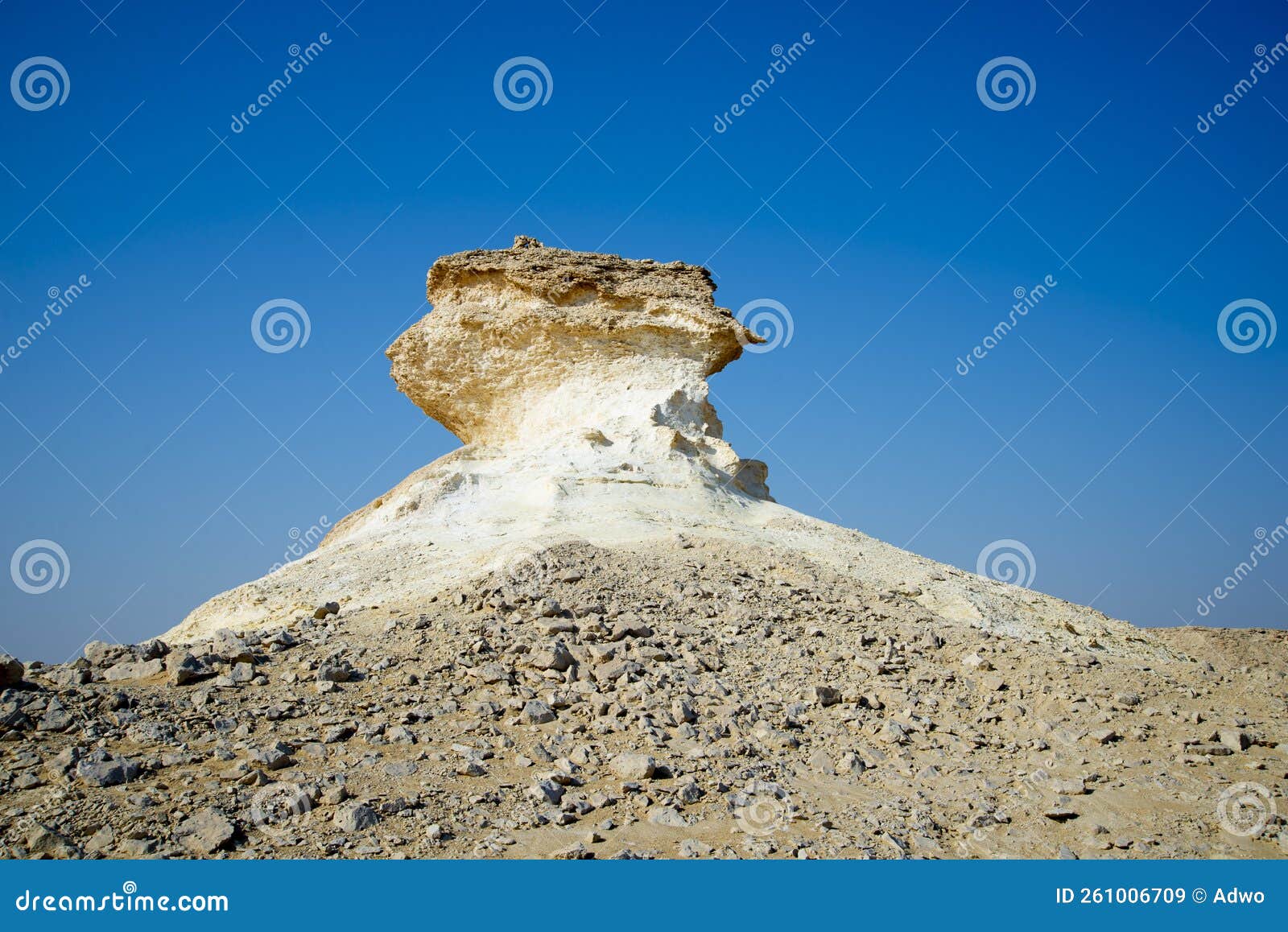 Zekreet Rock Formation stock image. Image of birzekreet - 261006709
