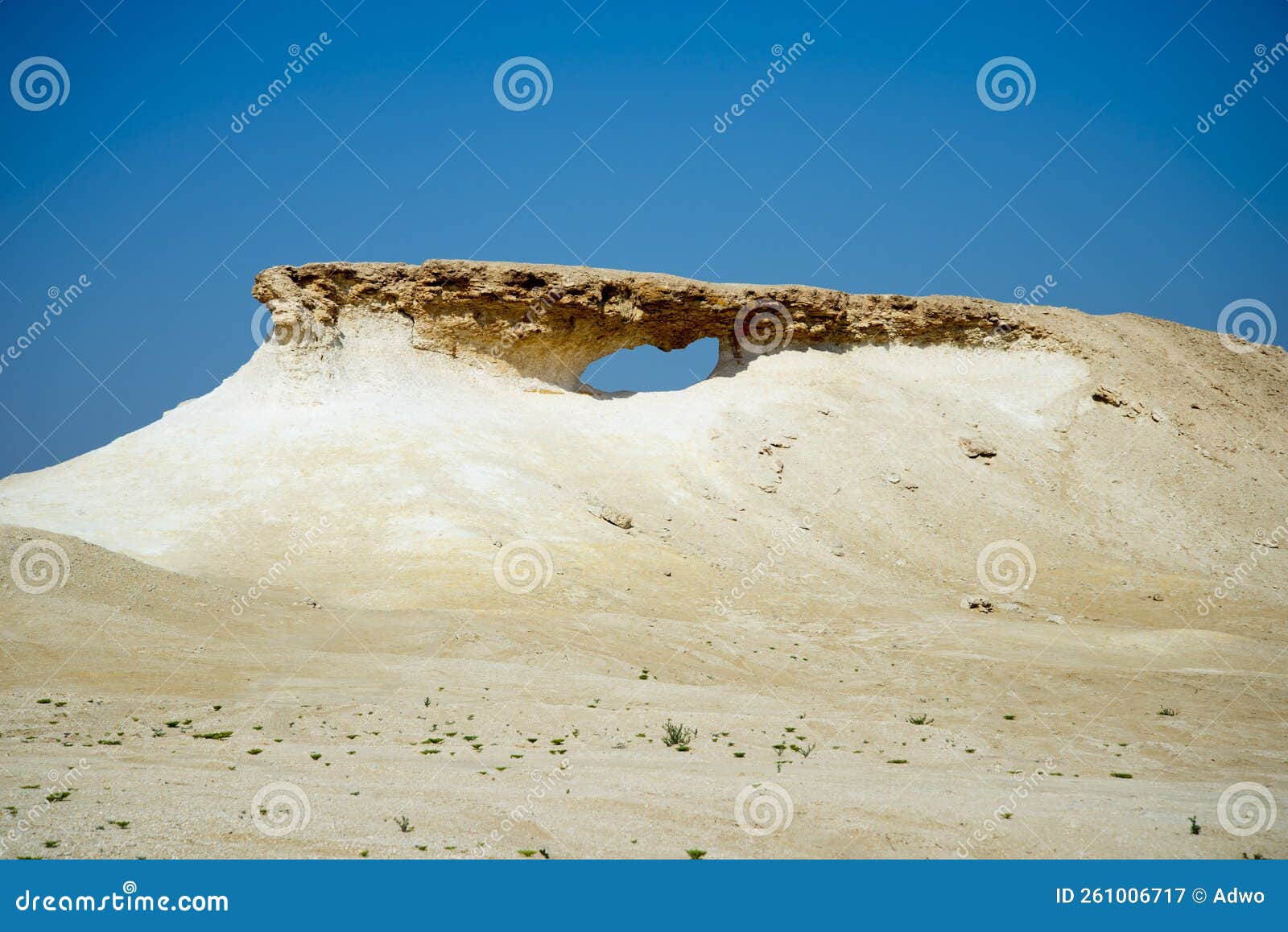 Zekreet Rock Formation stock image. Image of birzekreet - 261006717