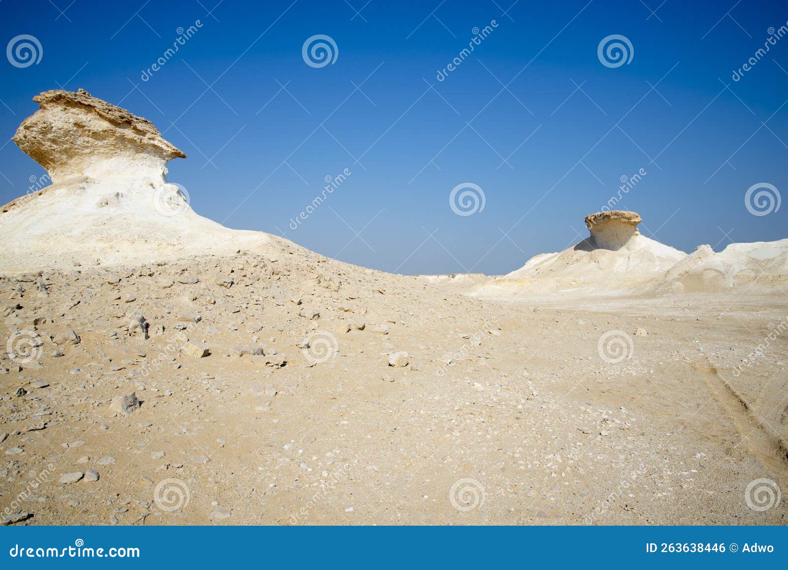 Zekreet Rock Formation stock photo. Image of arabic - 263638446