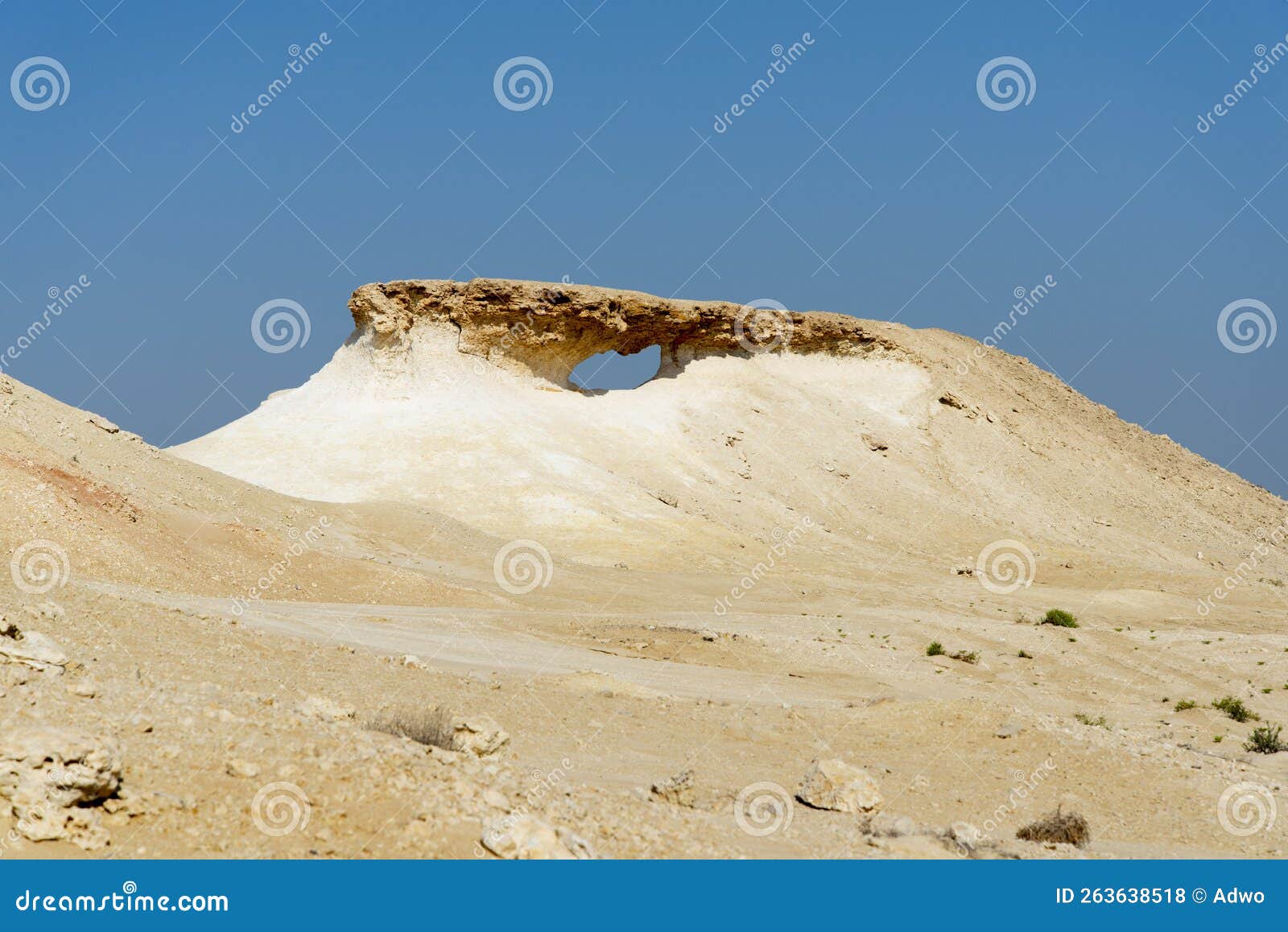 Zekreet Rock Formation stock photo. Image of outdoor - 263638518