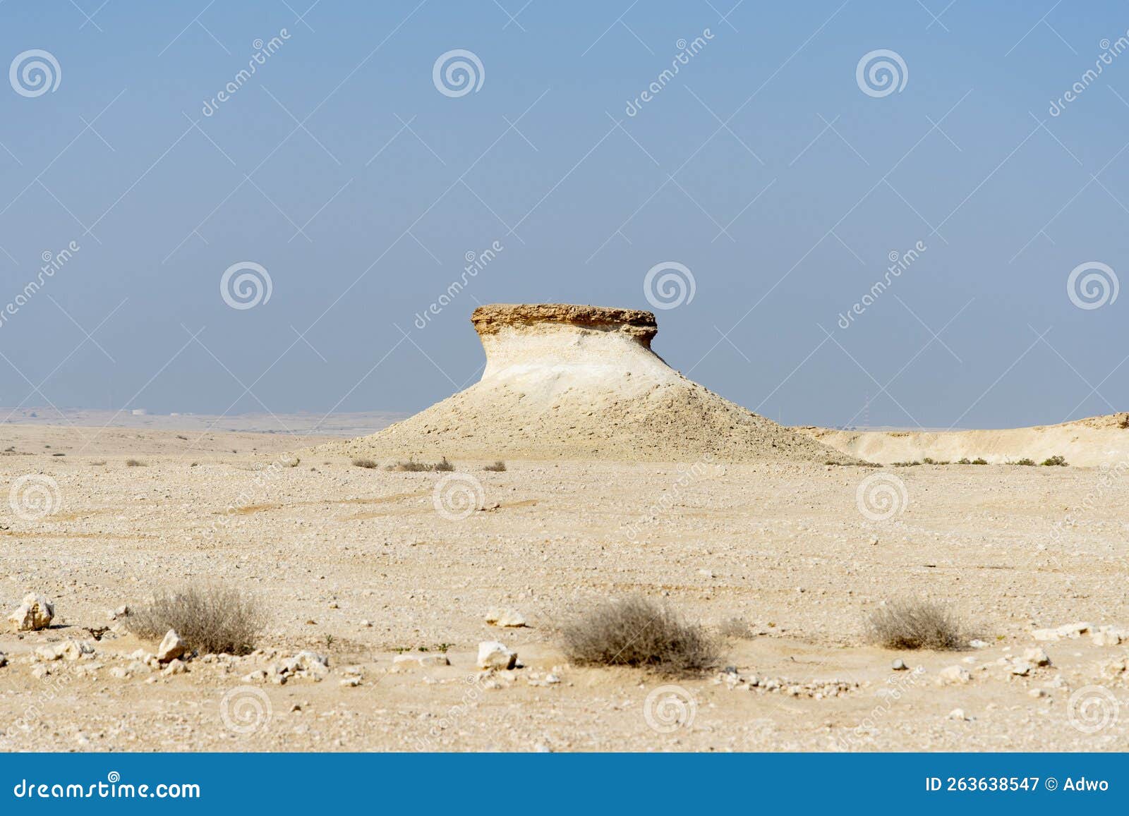 Zekreet Rock Formation stock image. Image of persia - 263638547