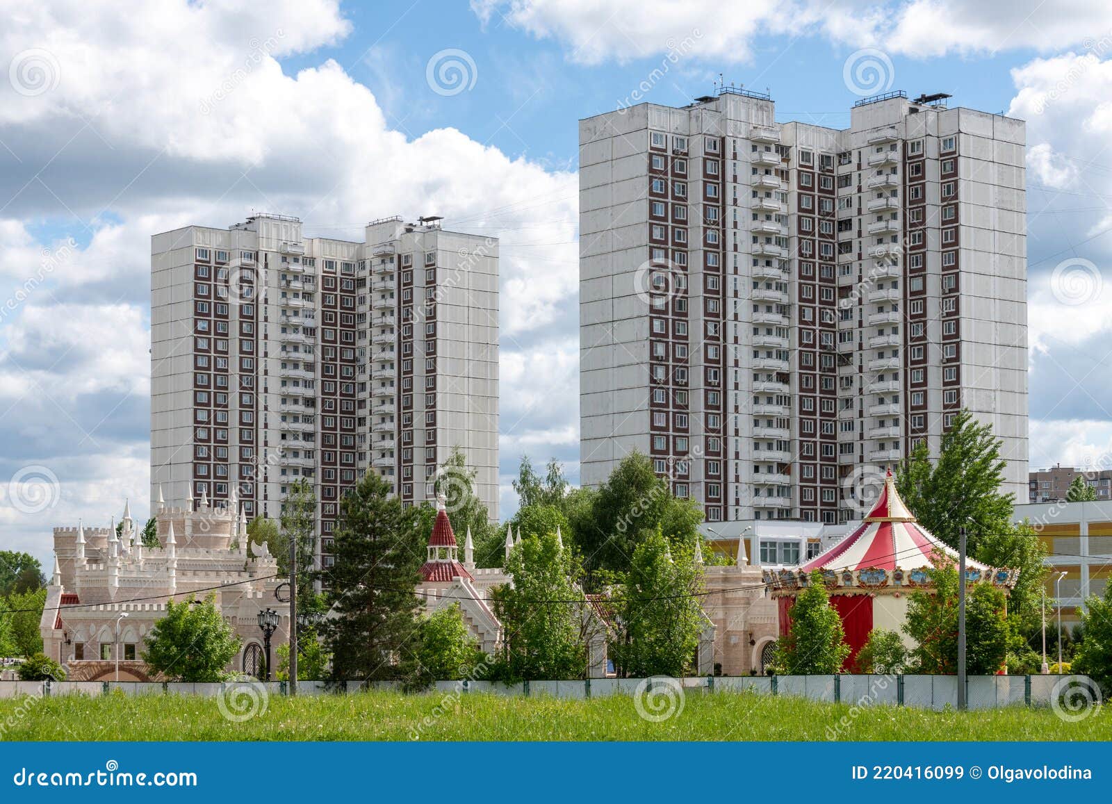 16 Zelenograd Microdistrict in Moscow, Russia Stock Image - Image of ...