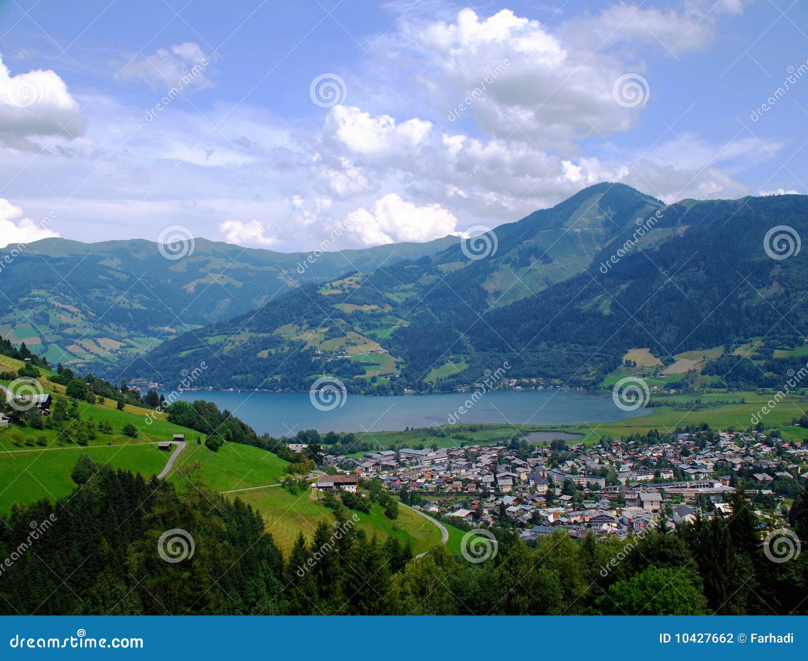 Zell am See stock photo. Image of europe, getaway, mountain - 10427662