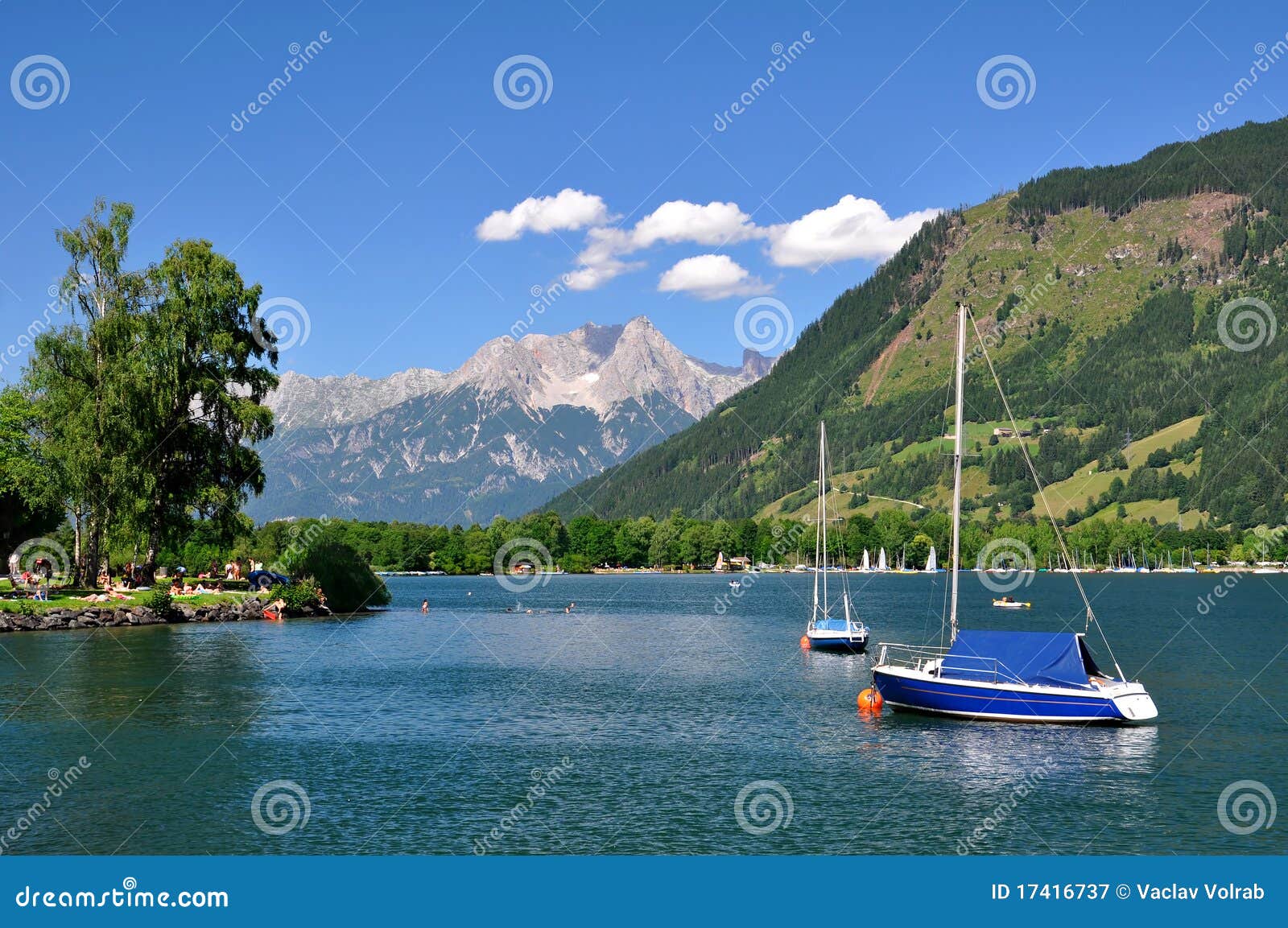 Zell am see stock image. Image of place, recreation, touristic - 17416737
