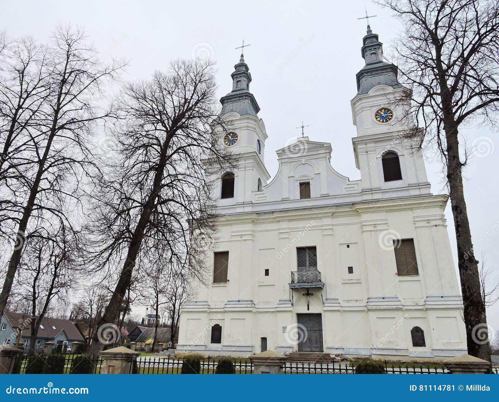 Zemaiciu Kalvarija Basilica, Lithuania Stock Image - Image of beautiful ...