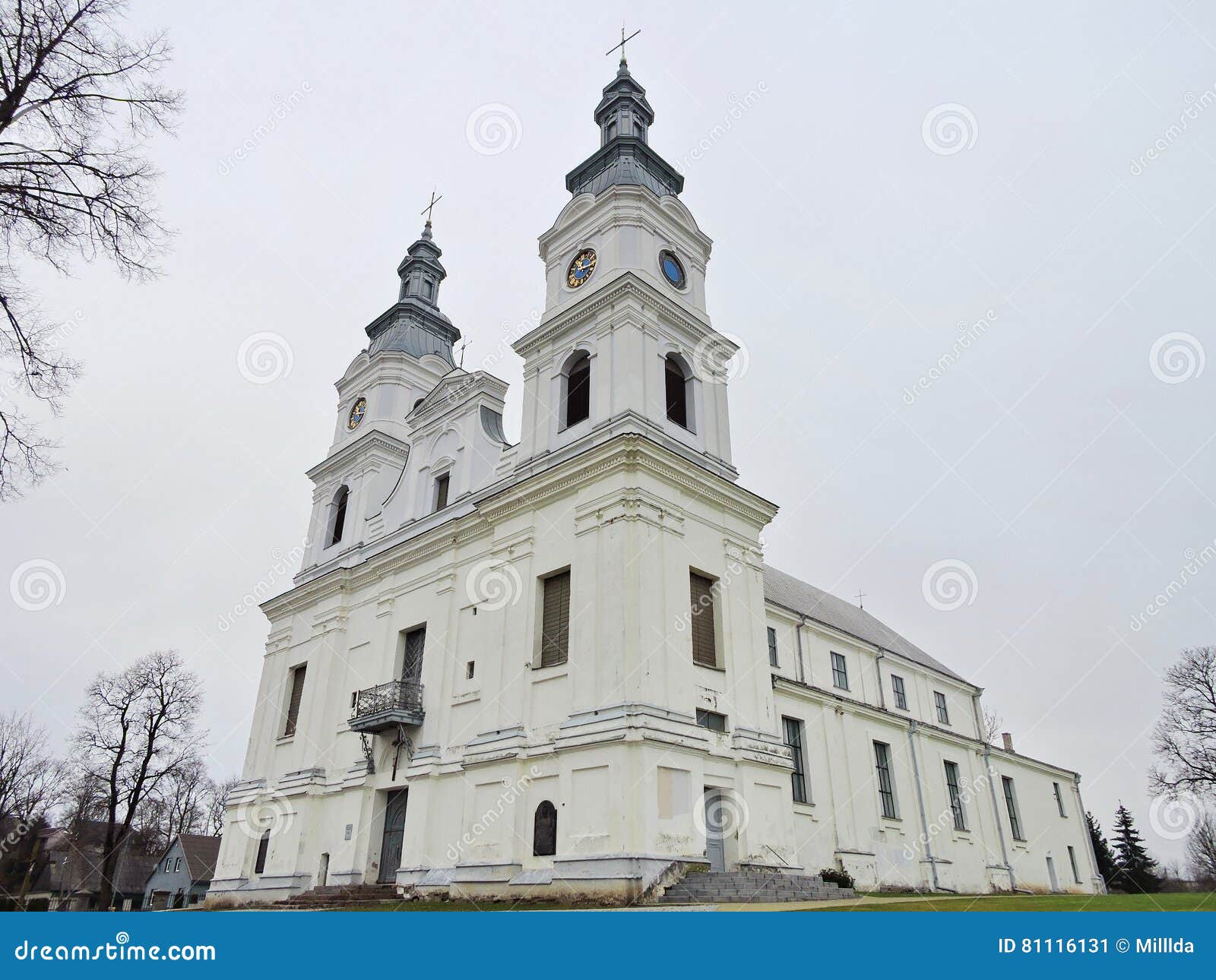 Zemaiciu Kalvarija Basilica, Lithuania Stock Image - Image of beautiful ...