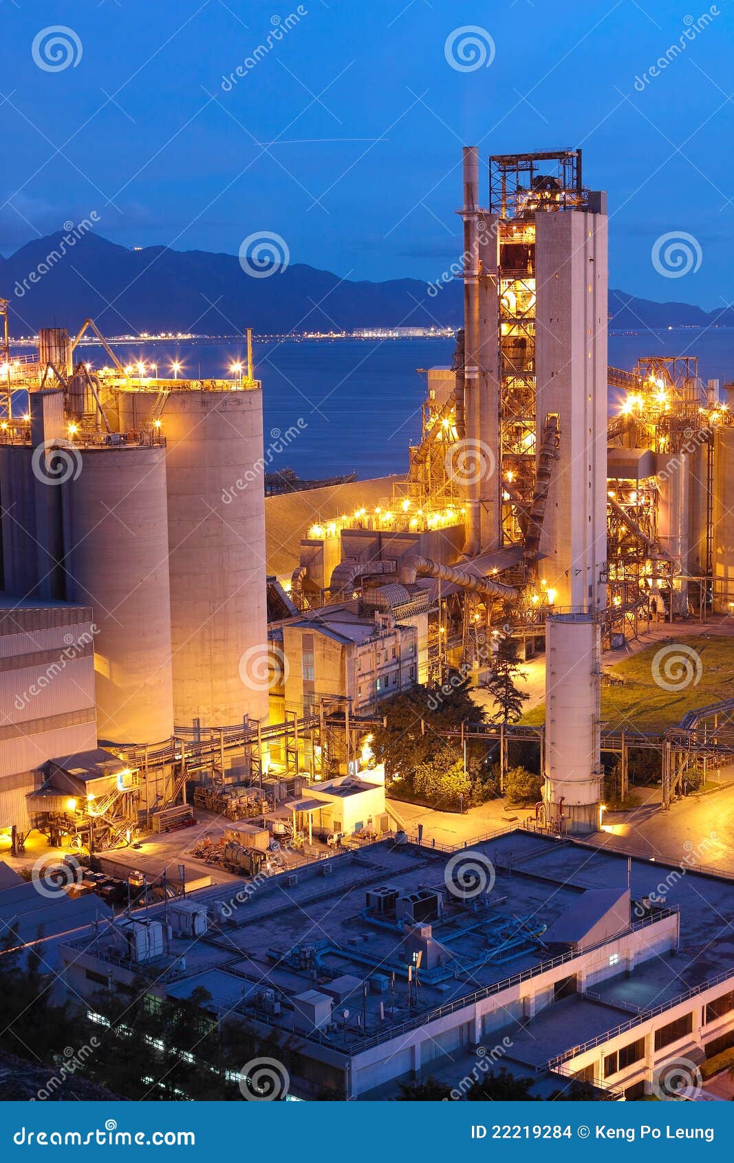 Zementfabrik-, Beton- Oder Zementfabrik, Schwerindustrie Oder Const ...