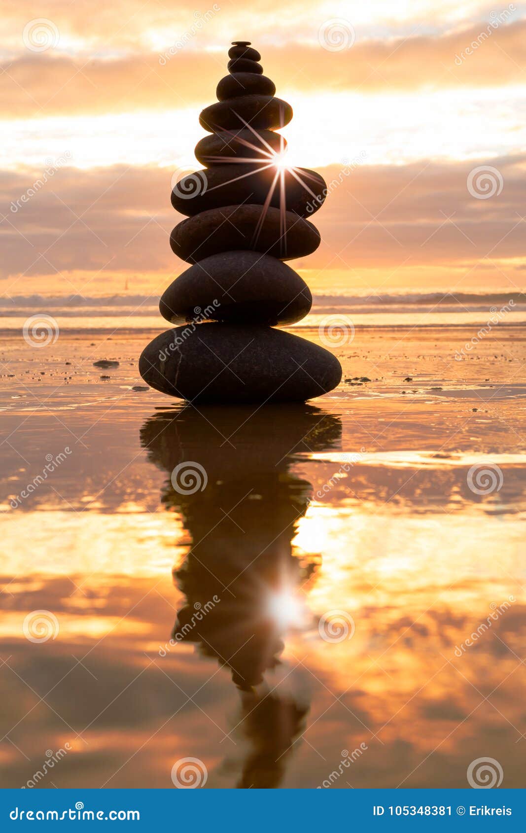 Balance at sunset stock image. Image of base, orange - 105348381