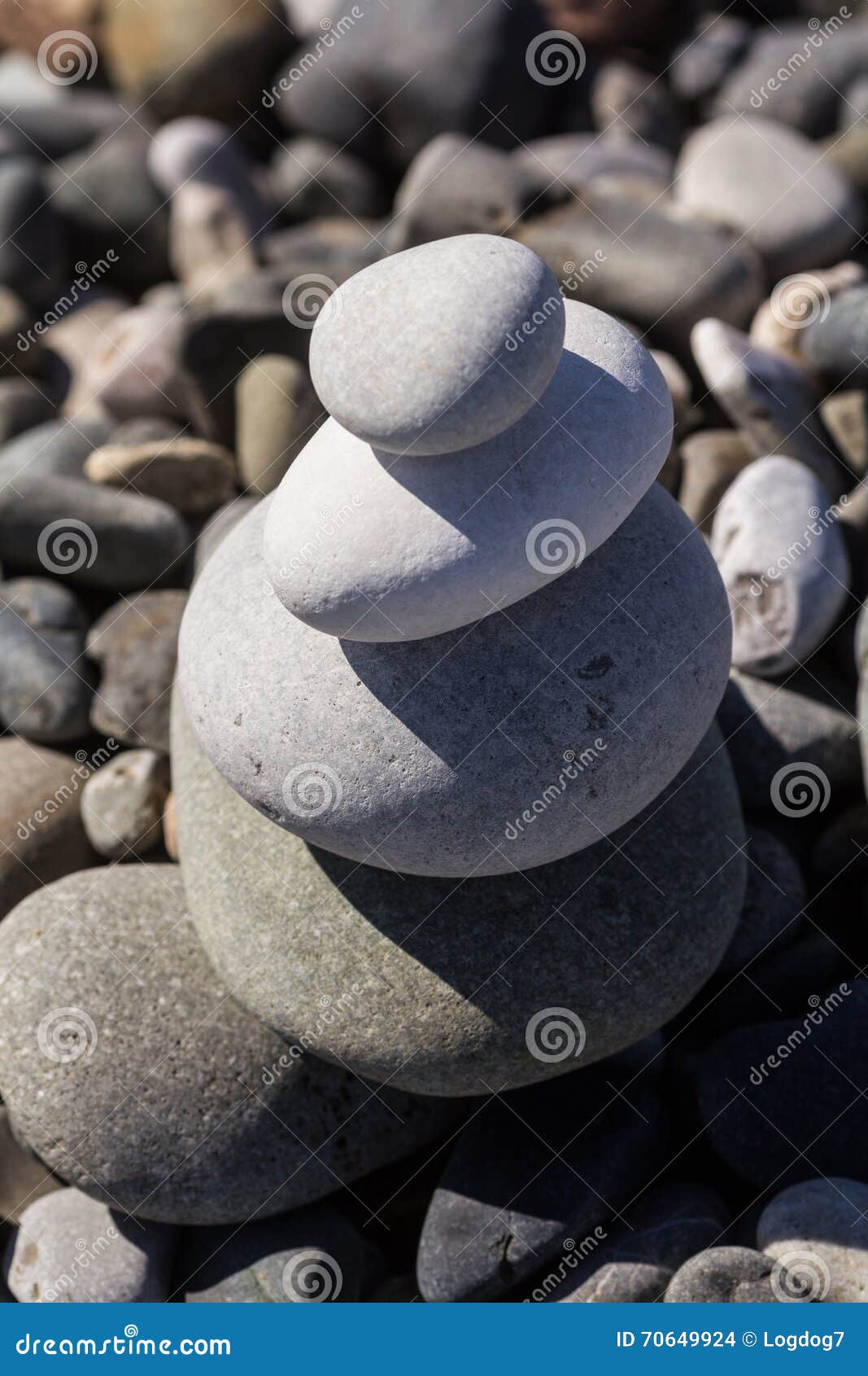 Zen Balancing Pebbles Stone Stack Stock Photo - Image of loneliness ...