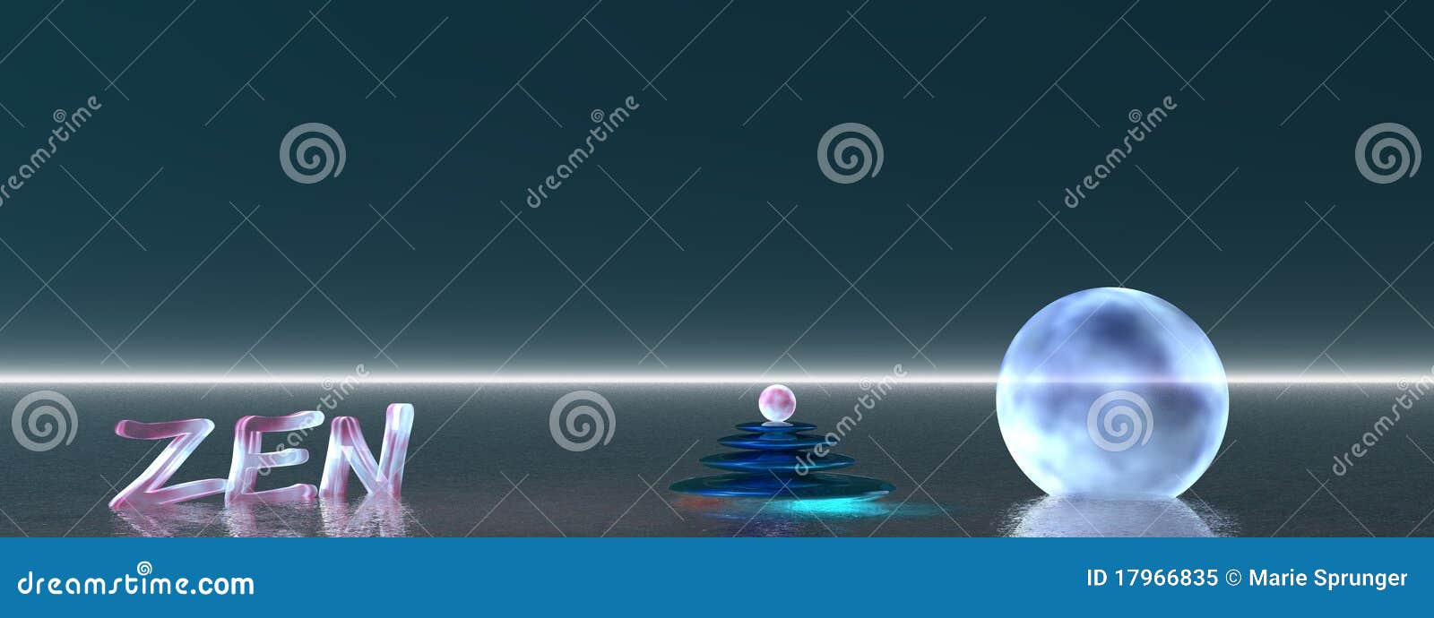 Zen ball and stone stock illustration. Illustration of resort - 17966835