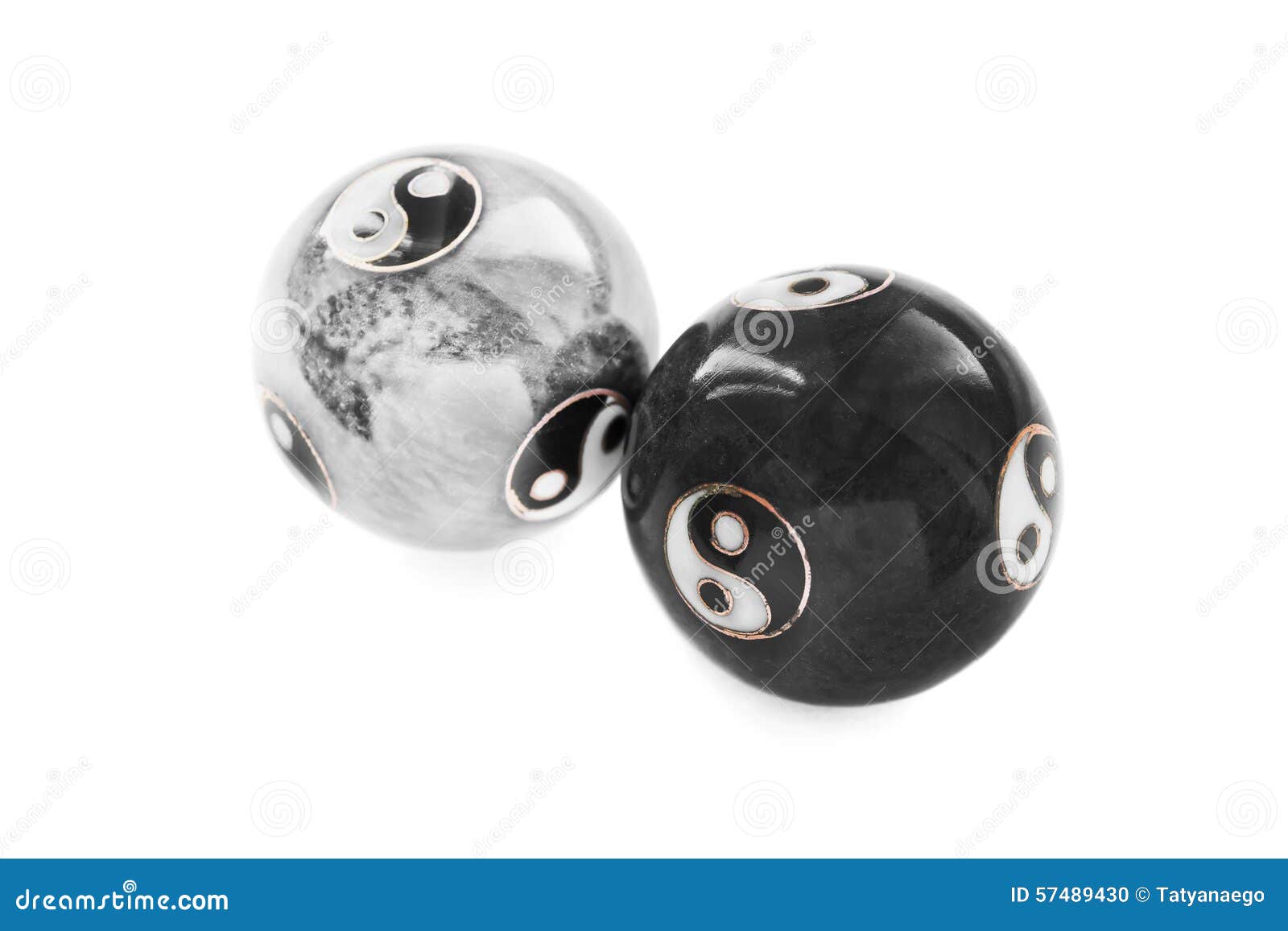 Zen balls stock photo. Image of sphere, couple, traditional - 57489430