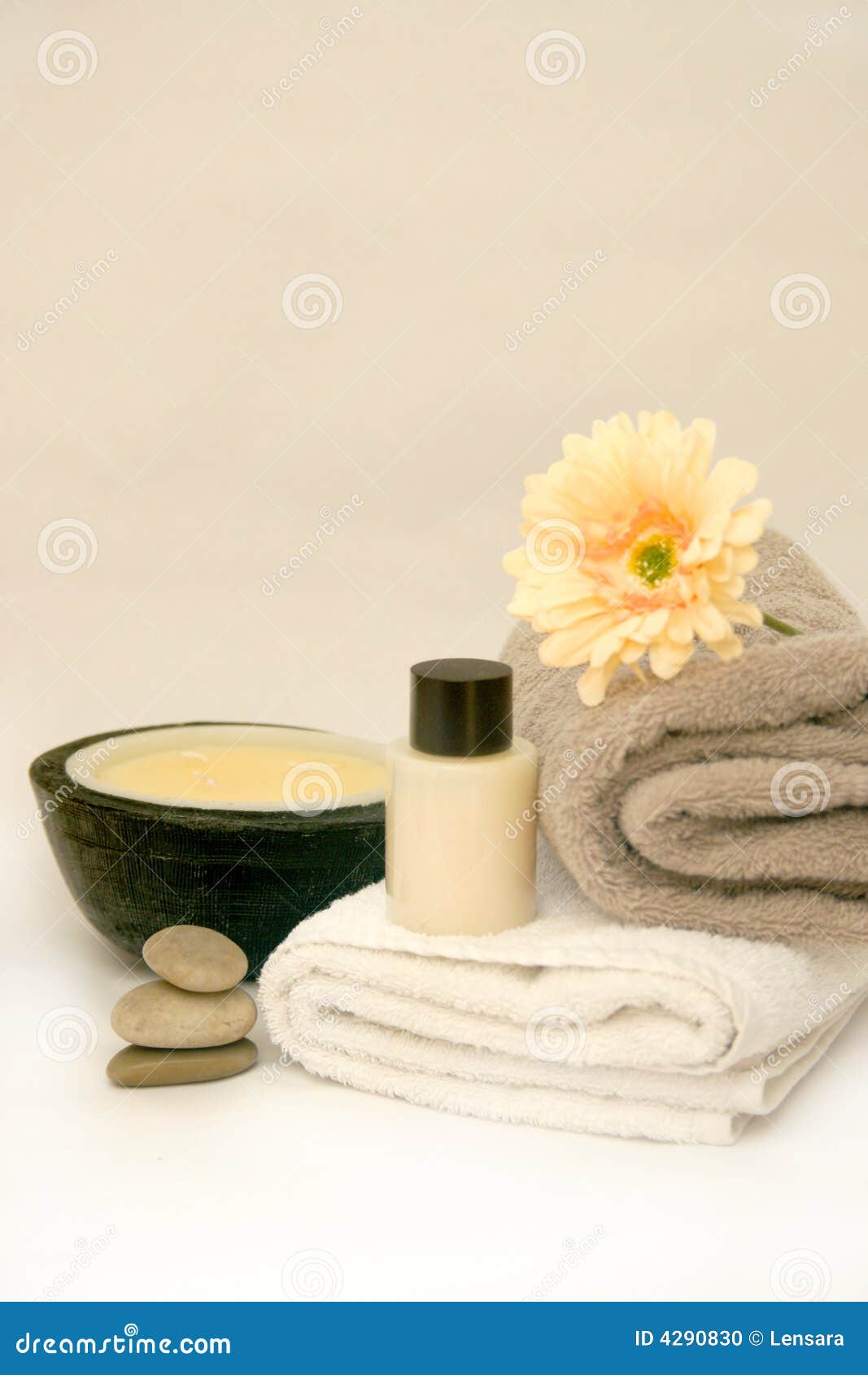 Zen Bathroom Spa stock photo. Image of orchid, relaxing - 4290830