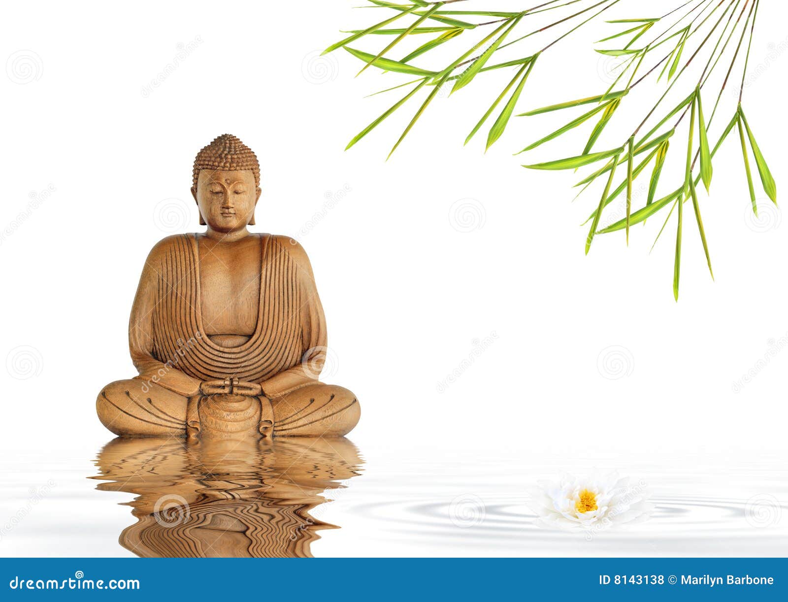 Zen Buddha Silence stock photo. Image of happy, grass - 8143138
