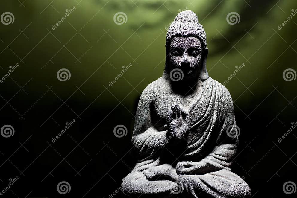 Zen buddha statue stock image. Image of culture, antique - 14322597